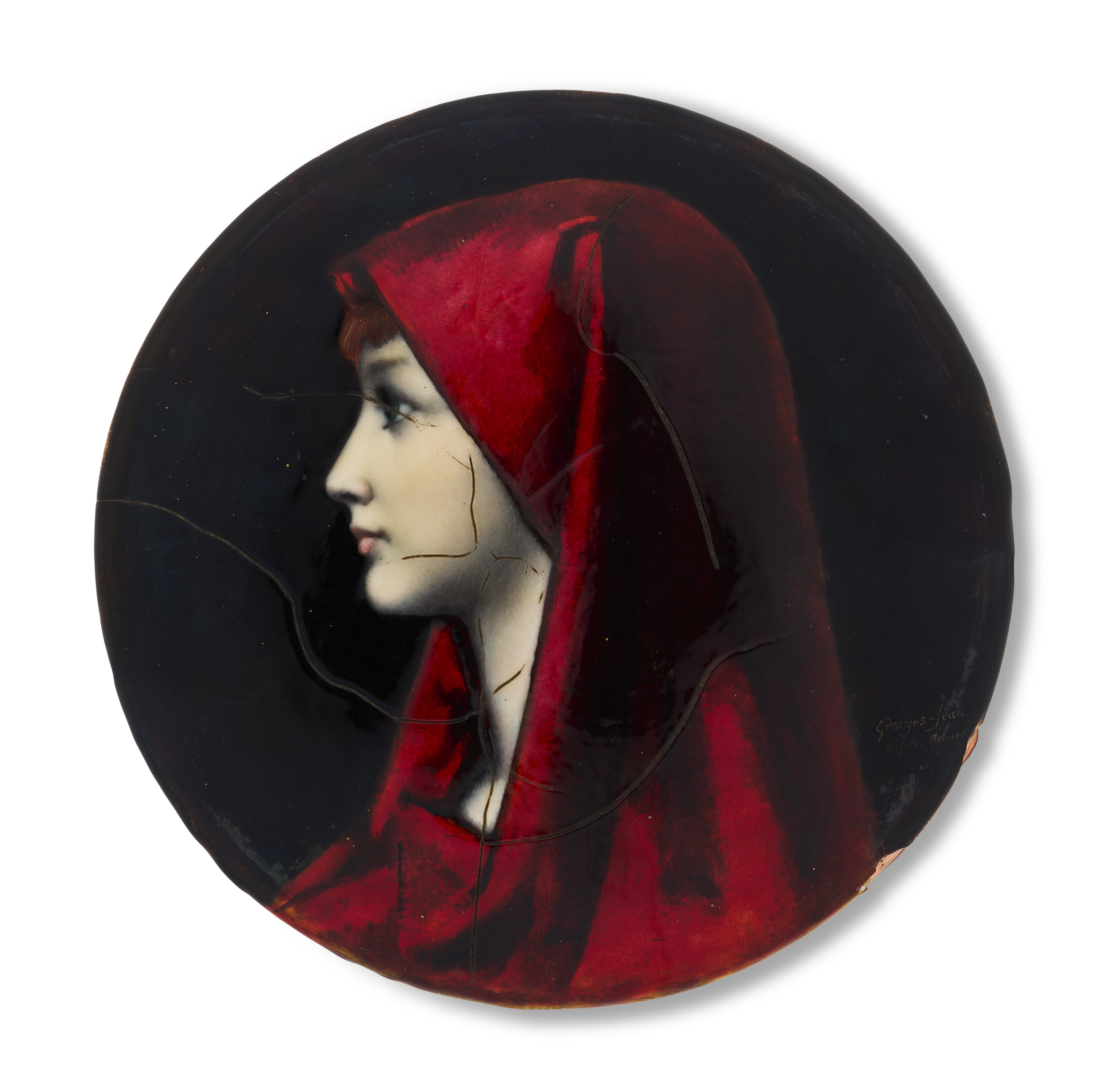 GEORGES JEAN (1858-V.1905/1907), D'APRÈS JEAN-JACQUES HENNER, Fabiola ...