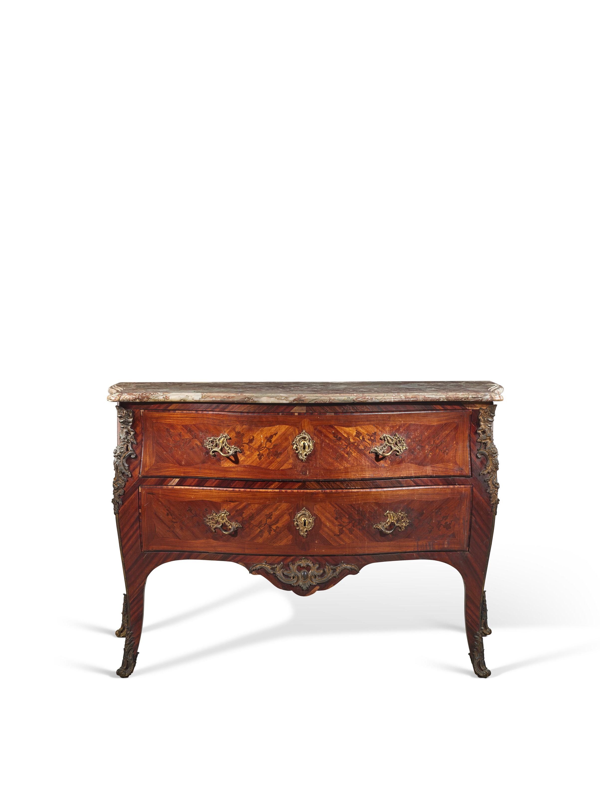 COMMODE D'ÉPOQUE LOUIS XV, ESTAMPILLE DE BONIN, MILIEU DU XVIIIE SIÈCLE ...