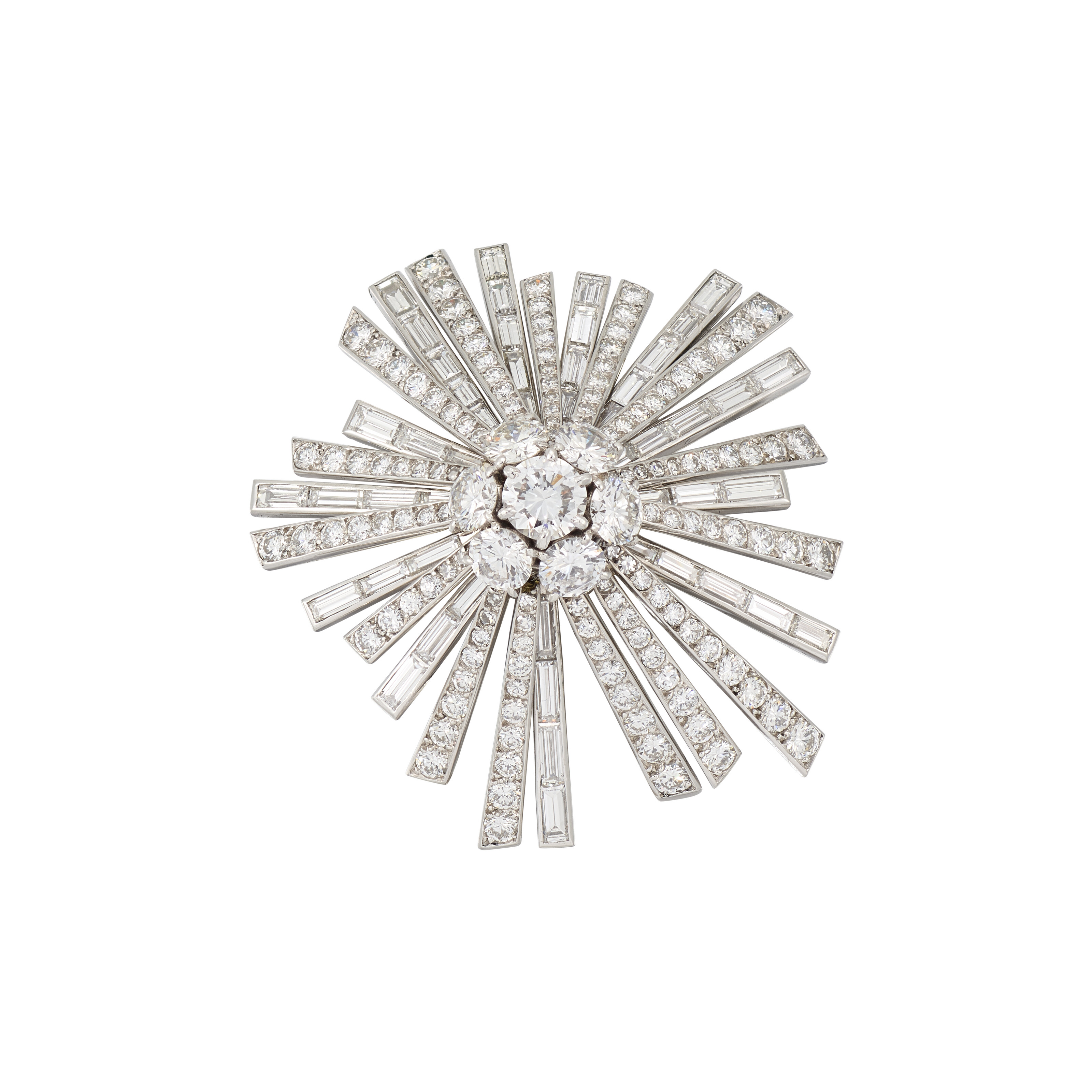 CARTIER DIAMOND 'SUN' BROOCH, | Christie’s