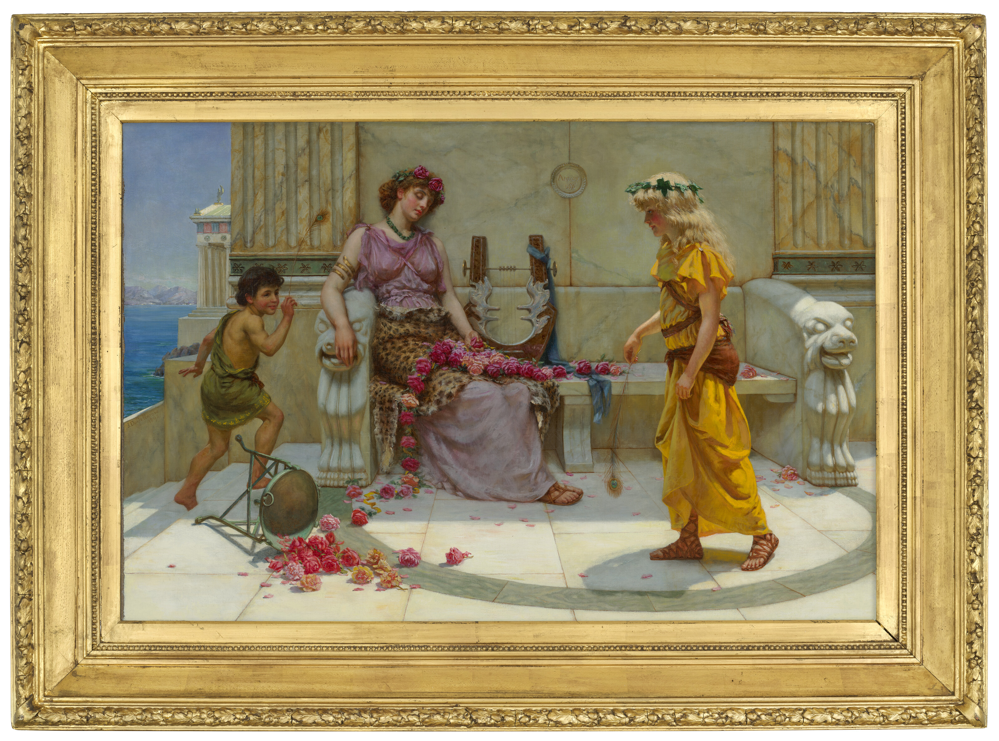 JAMES DOYLE PENROSE, R.H.A. (IRISH, 1862-1932), A playful parry ...