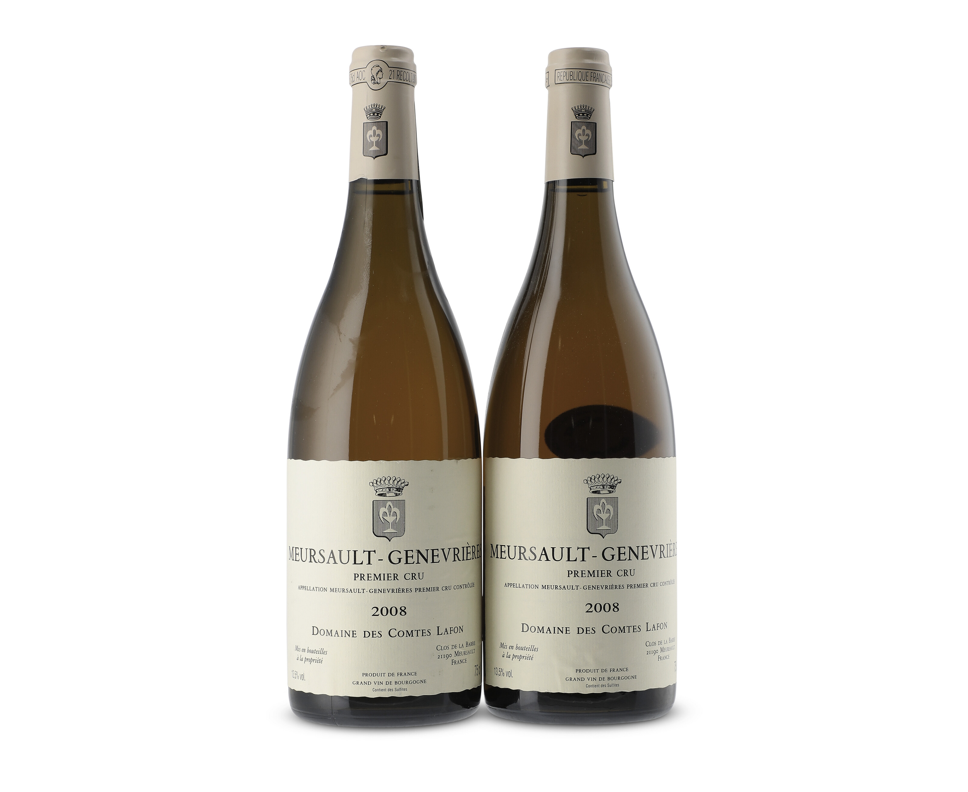 Domaine des Comtes Lafon, Meursault, Genevrières 2008, Côte de Beaune ...