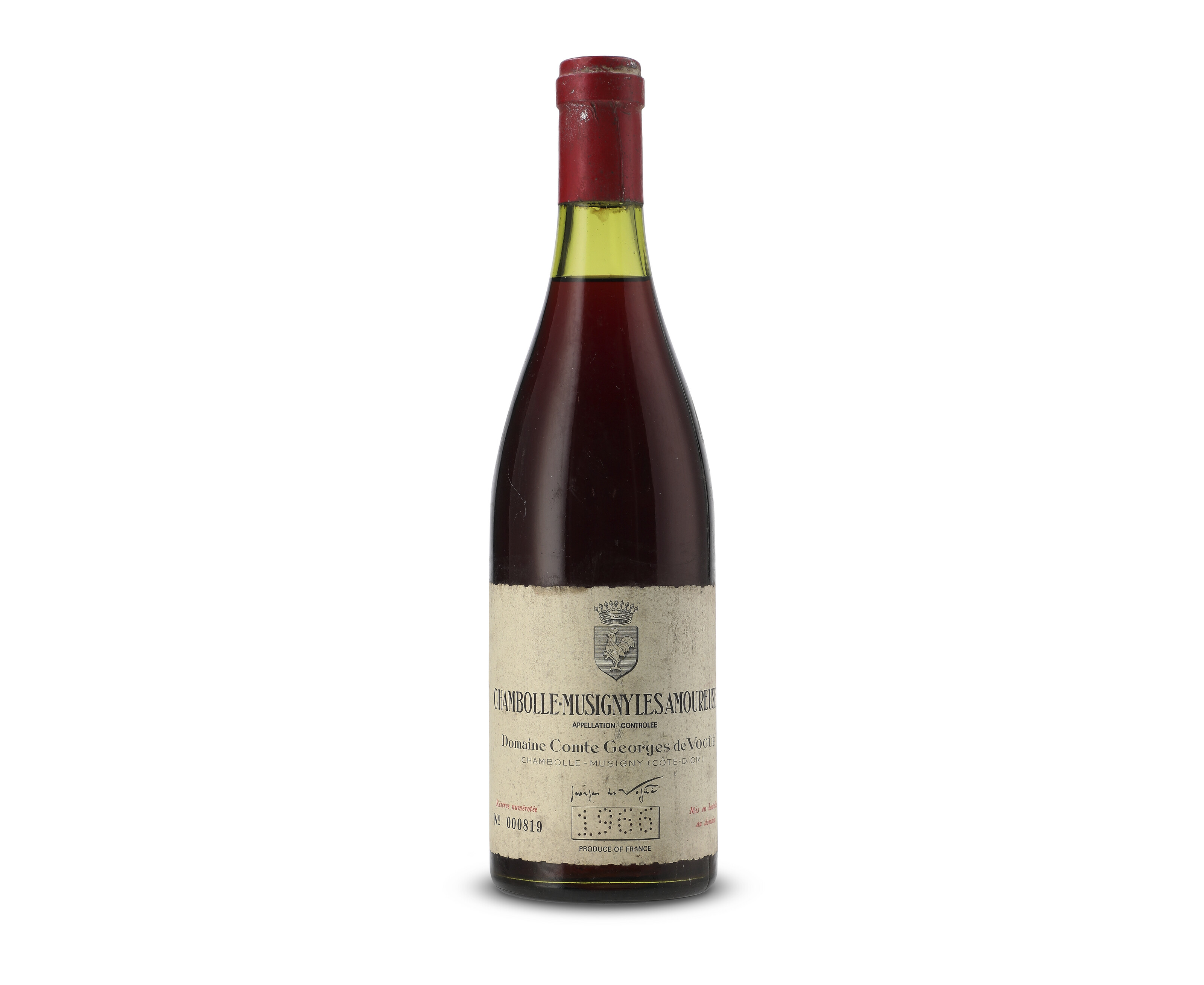 Domaine Comte Georges de Vogüé, Chambolle-Musigny, Les Amoureuses 1966 ...