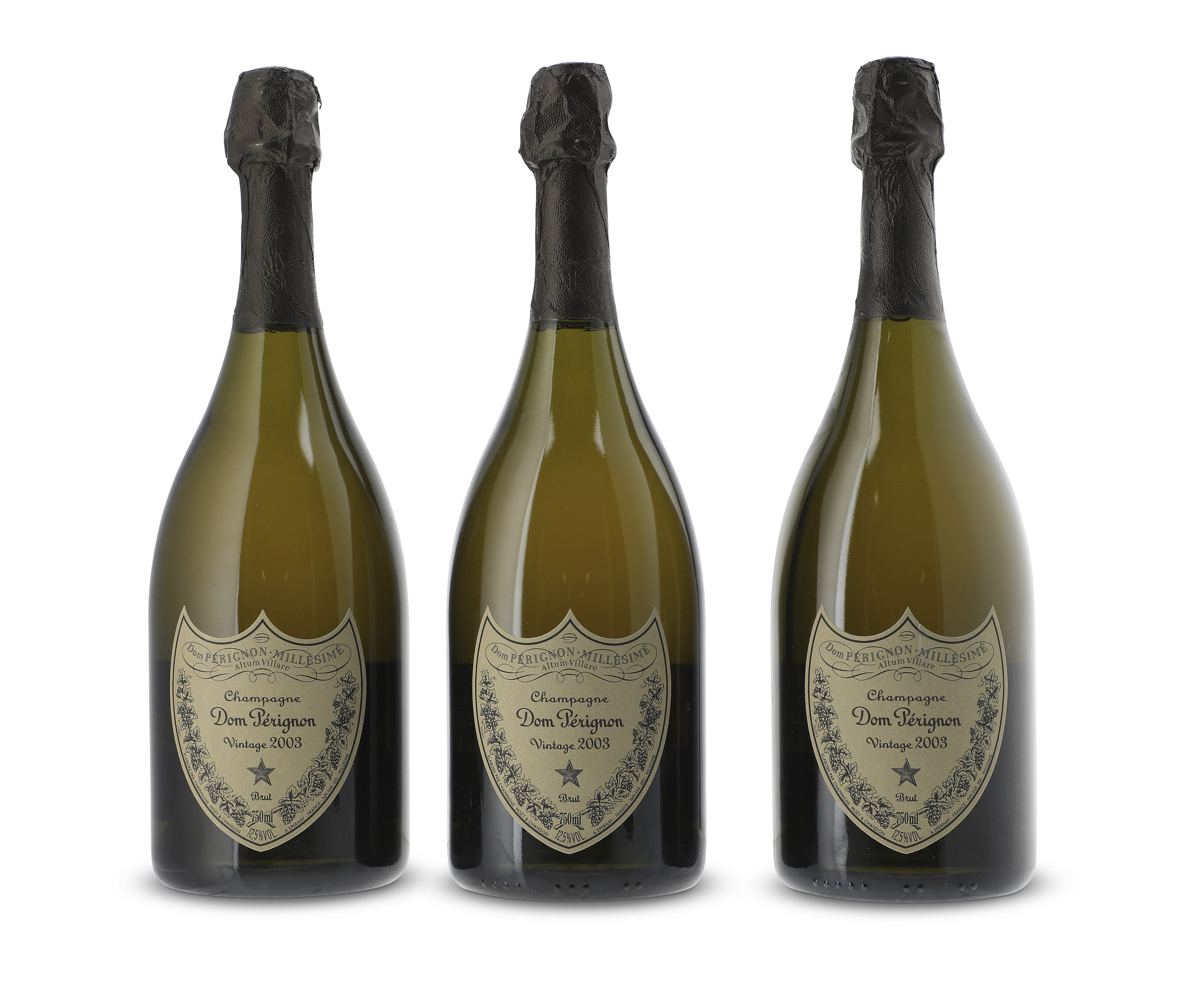 Dom Pérignon 2003, Champagne Excellent appearance, in six-bottle OCs ...