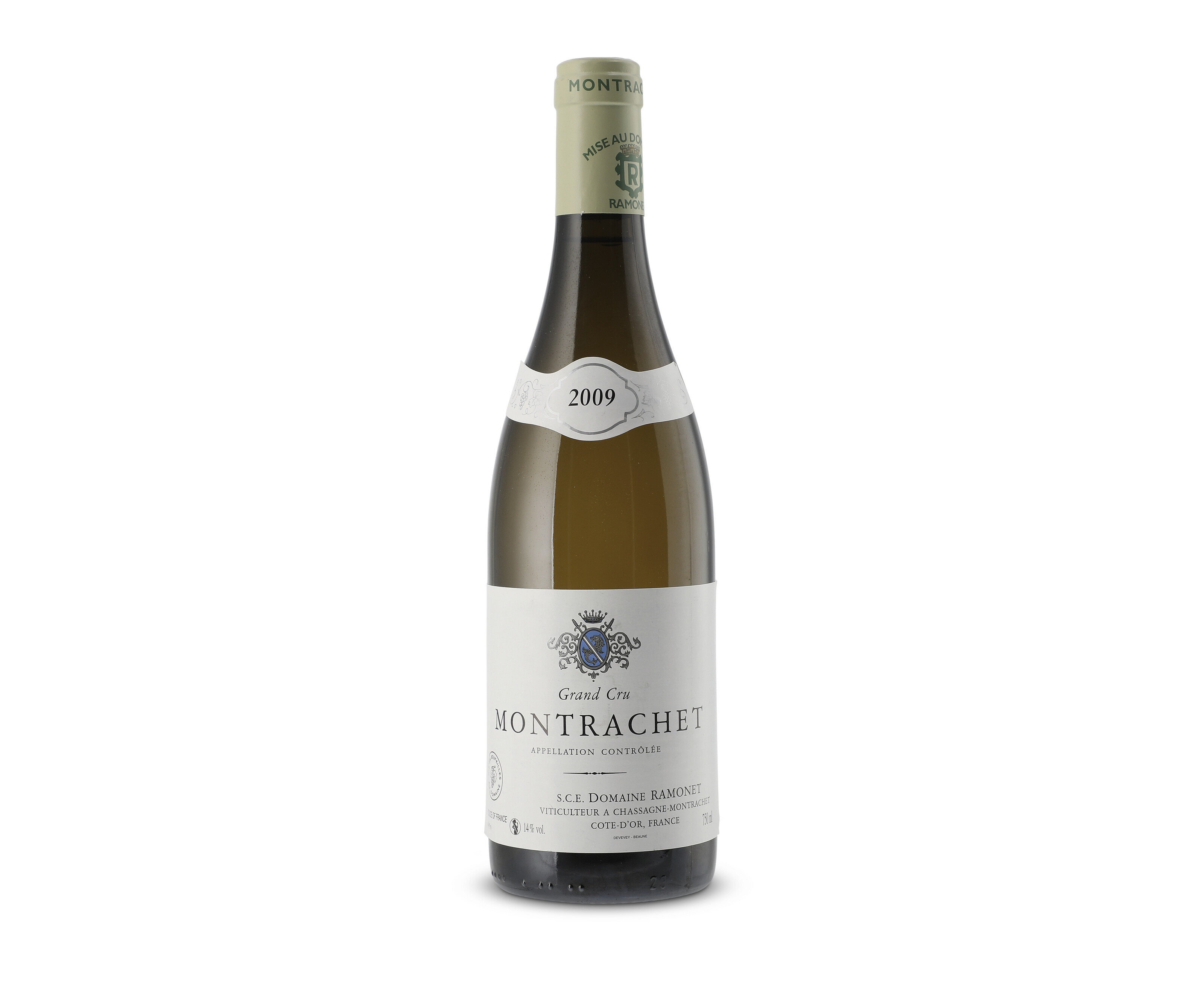Domaine Ramonet, Montrachet 2009, Côte de Beaune, Grand Cru U. 1cm ...