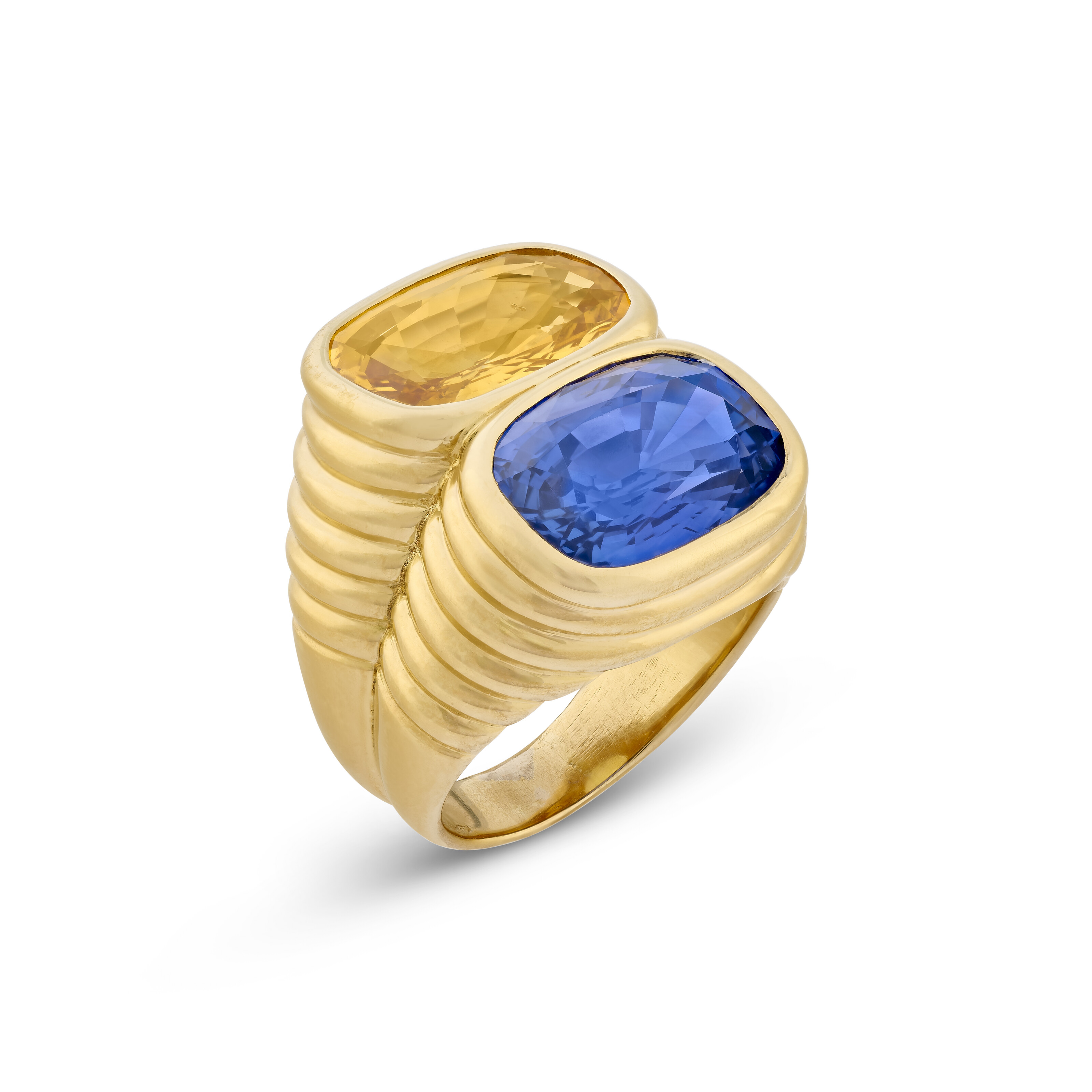 SAPPHIRE AND COLOURED SAPPHIRE RING, | Christie’s