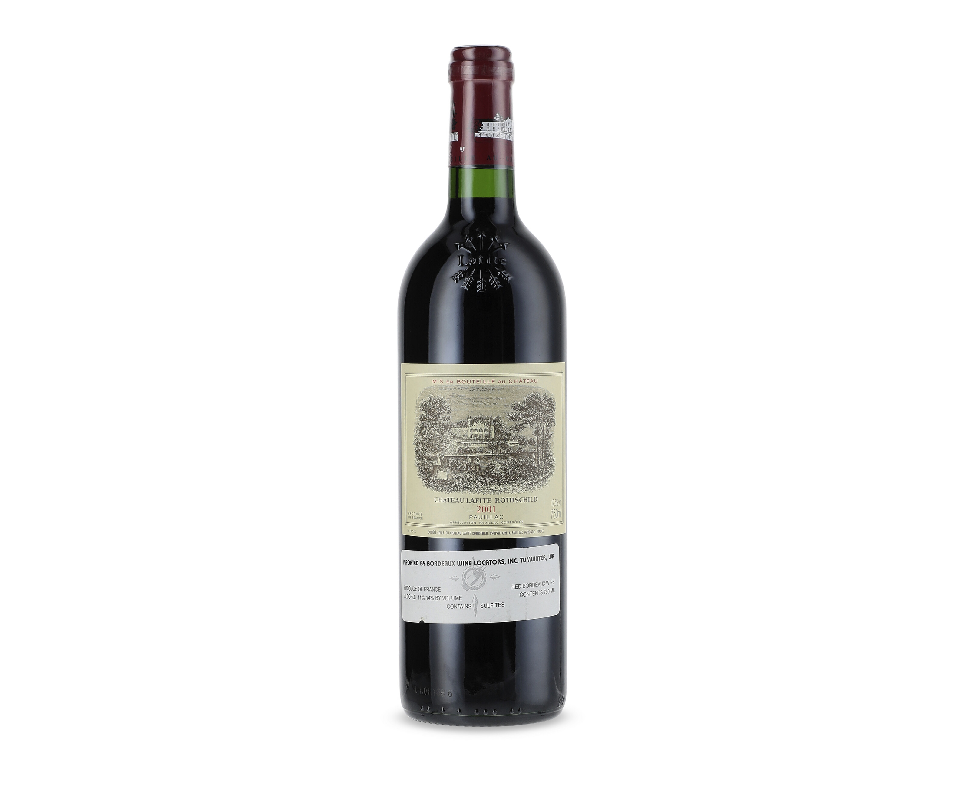 Château Lafite Rothschild 2001, Pauillac, 1er Cru Classéu. in, US slip ...