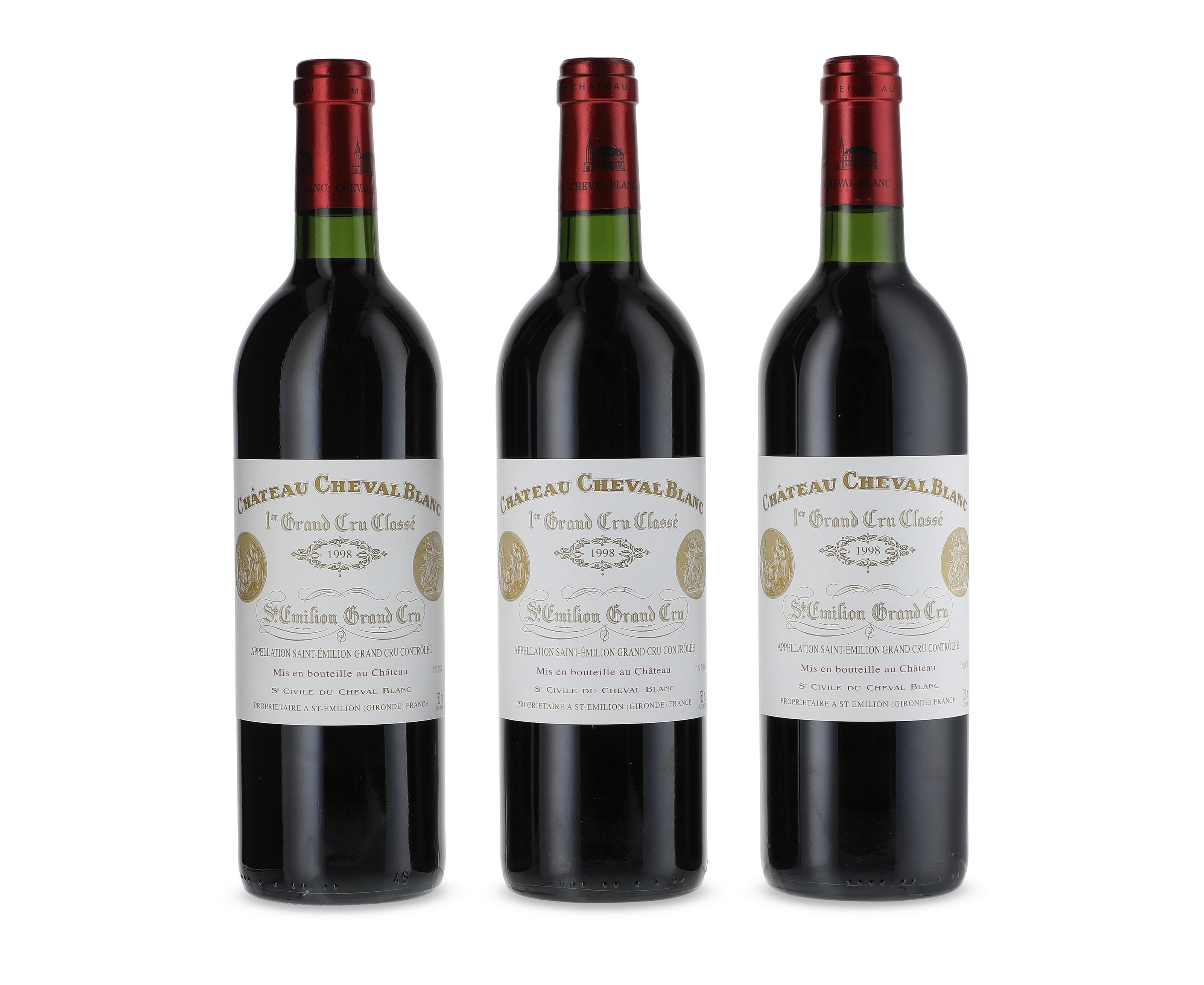 Château Cheval Blanc 1998, Saint-Émilion, 1er Grand Cru Classé Au. bn ...
