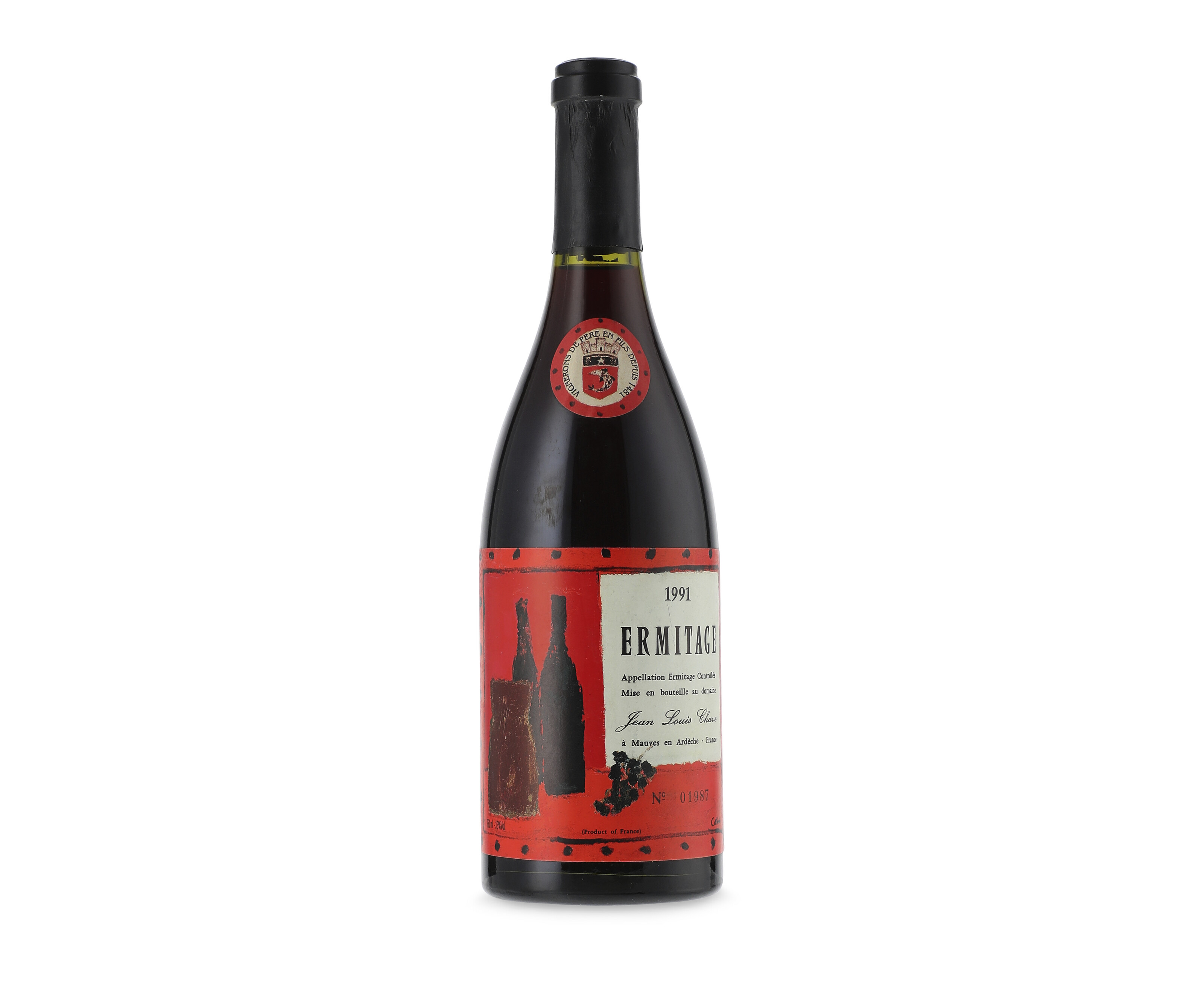 Domaine Jean-Louis Chave, Ermitage Cuvée Cathelin 1991, Very slightly ...