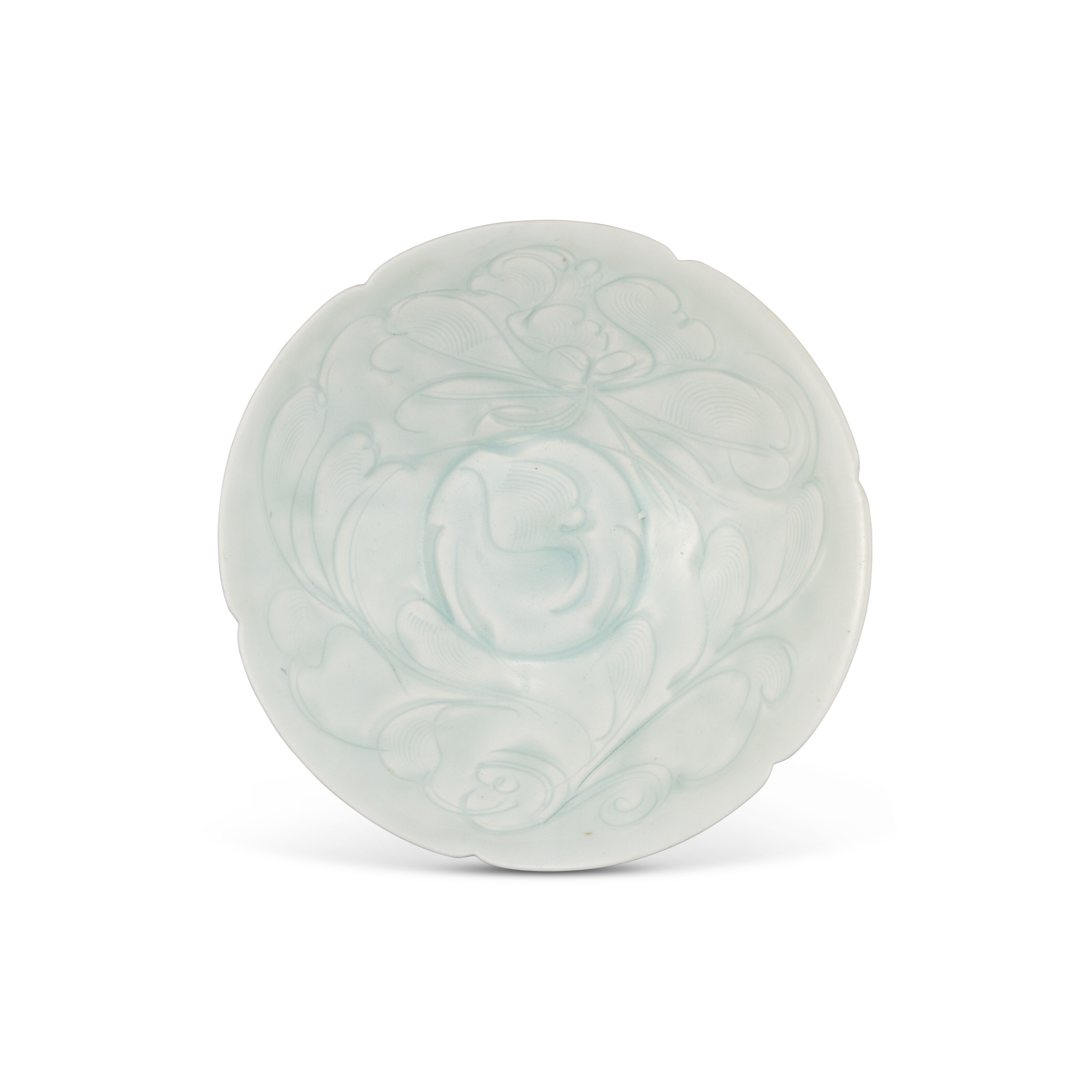 A QINGBAI CARVED 'PEONY' HEXAFOIL BOWL, SOUTHERN SONG DYNASTY (1127 ...