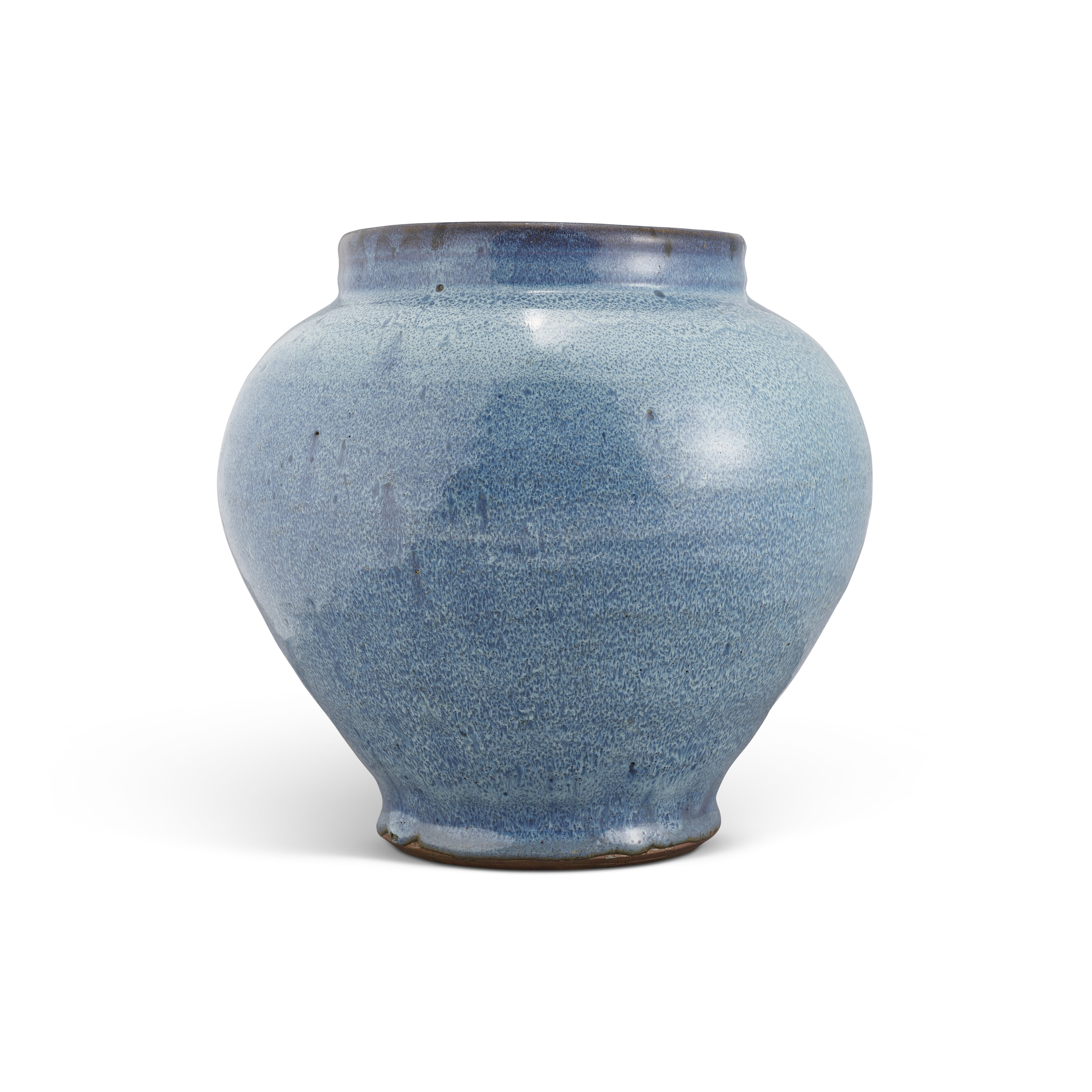 A LARGE JUN SKY-BLUE GLAZED JAR, YUAN-EARLY MING DYNASTY, 13TH-15TH ...