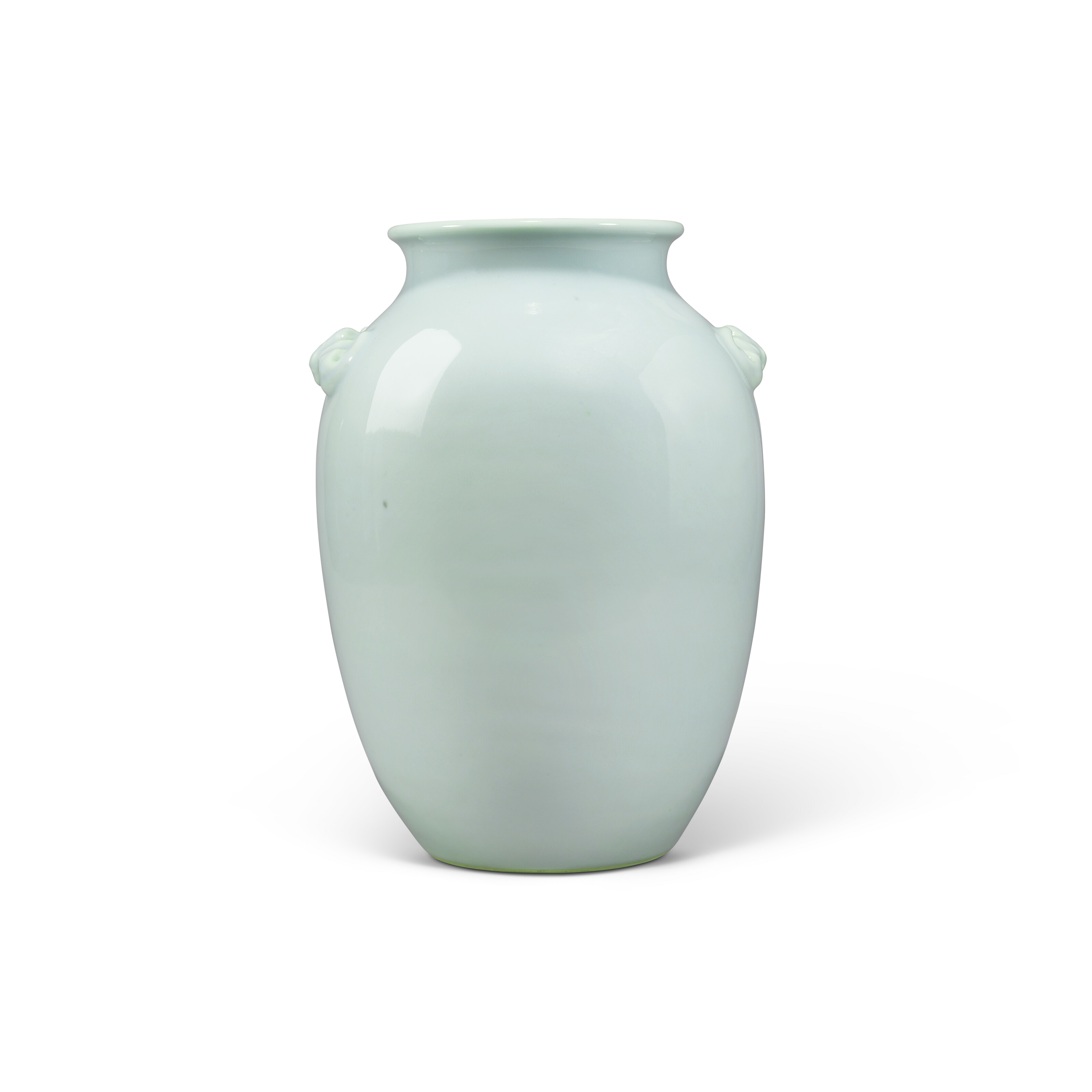 A CELADON-GLAZED BAT-HANDLED VASE, QIANLONG PERIOD (1736-1795) | Christie’s