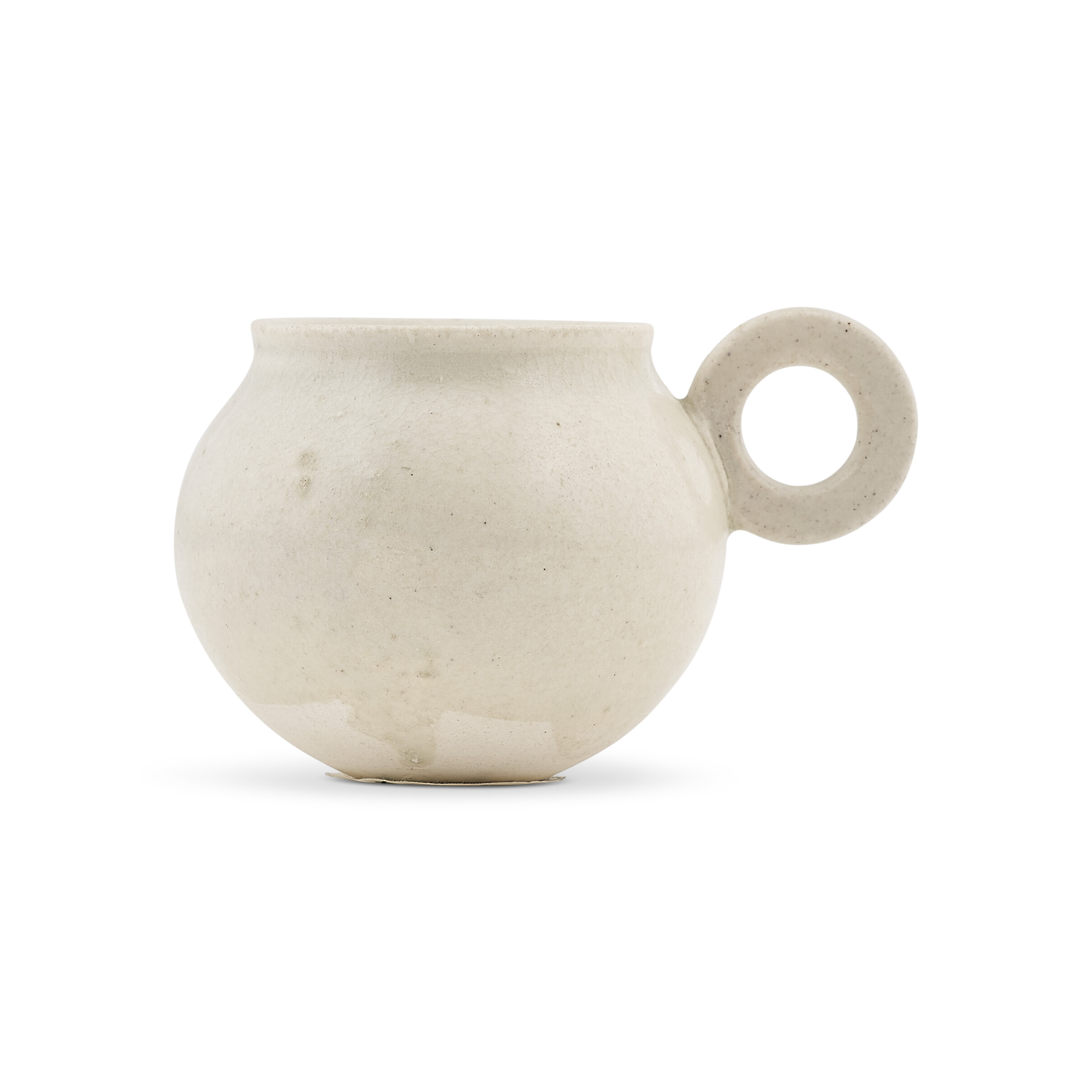 A SMALL WHITE-GLAZED BIRD FEEDER, TANG DYNASTY (618-907) | Christie’s