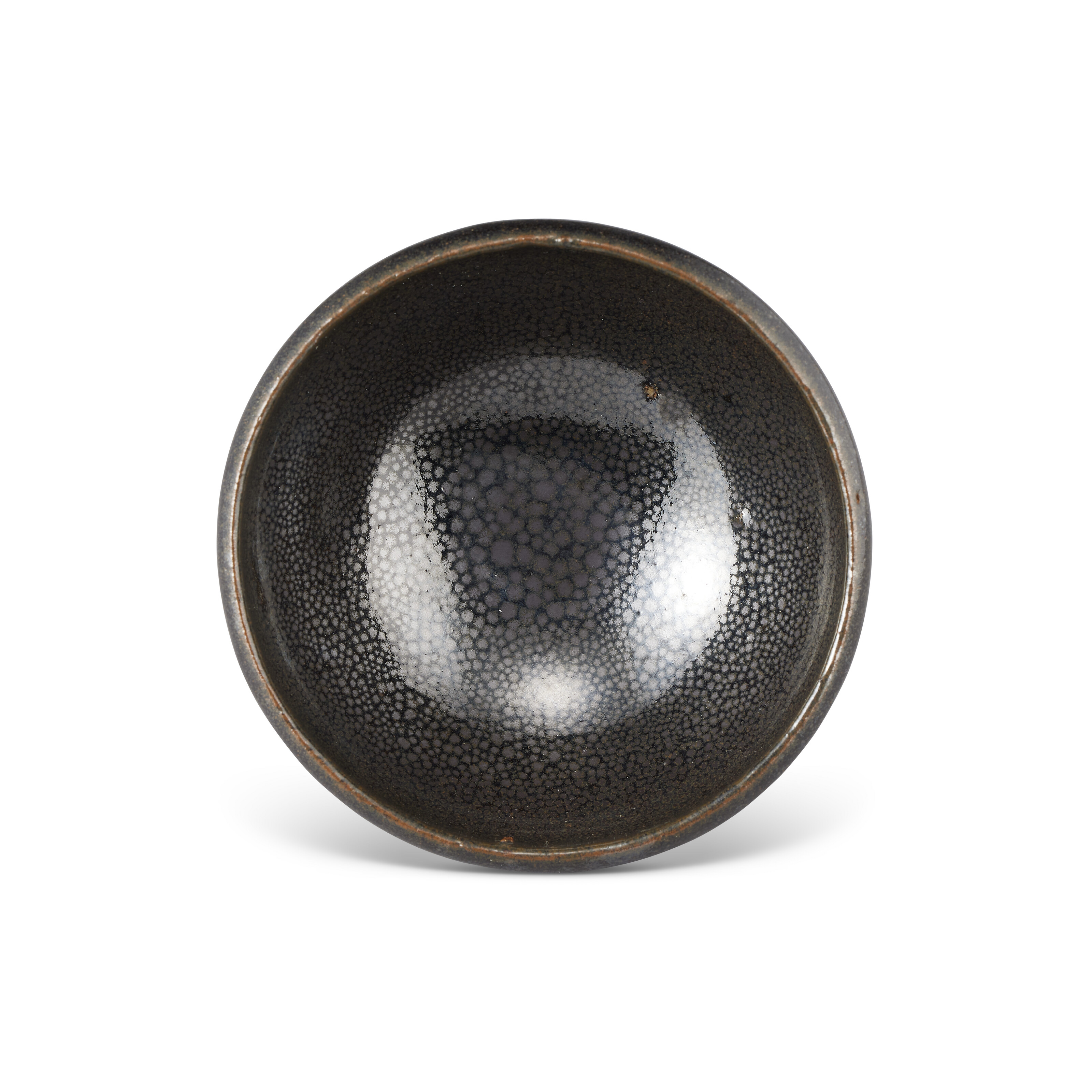 A SMALL 'OIL SPOT' BLACK-GLAZED TEA BOWL, JIN DYNASTY (1115-1234 ...