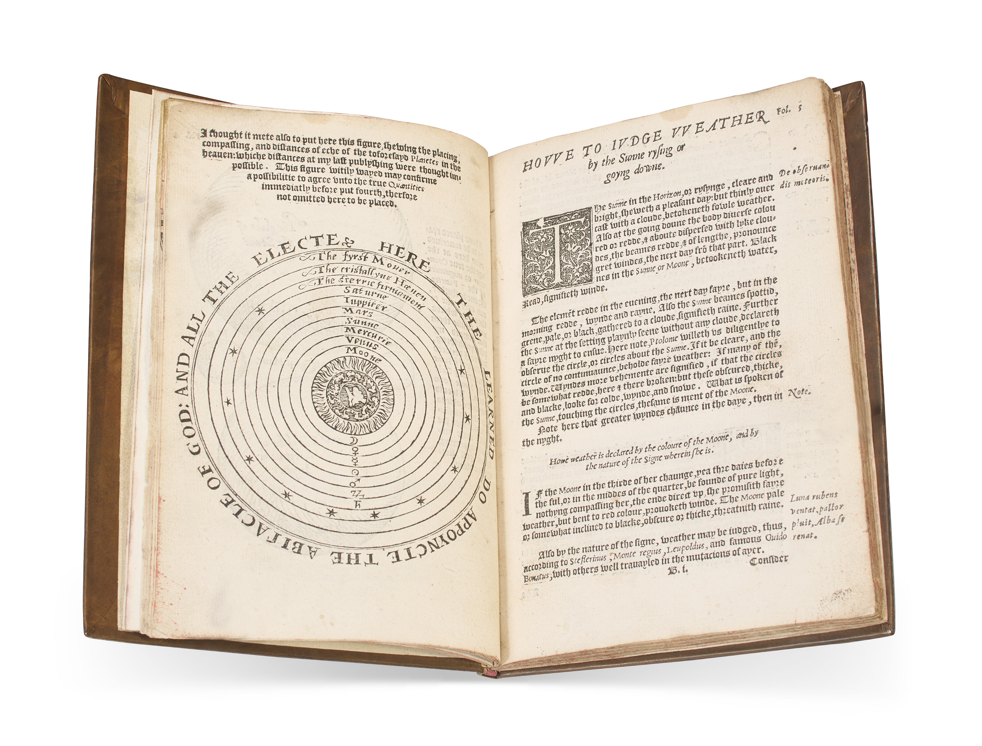 A Prognostication euerlasting, Leonard Digges, 1556 | Christie’s