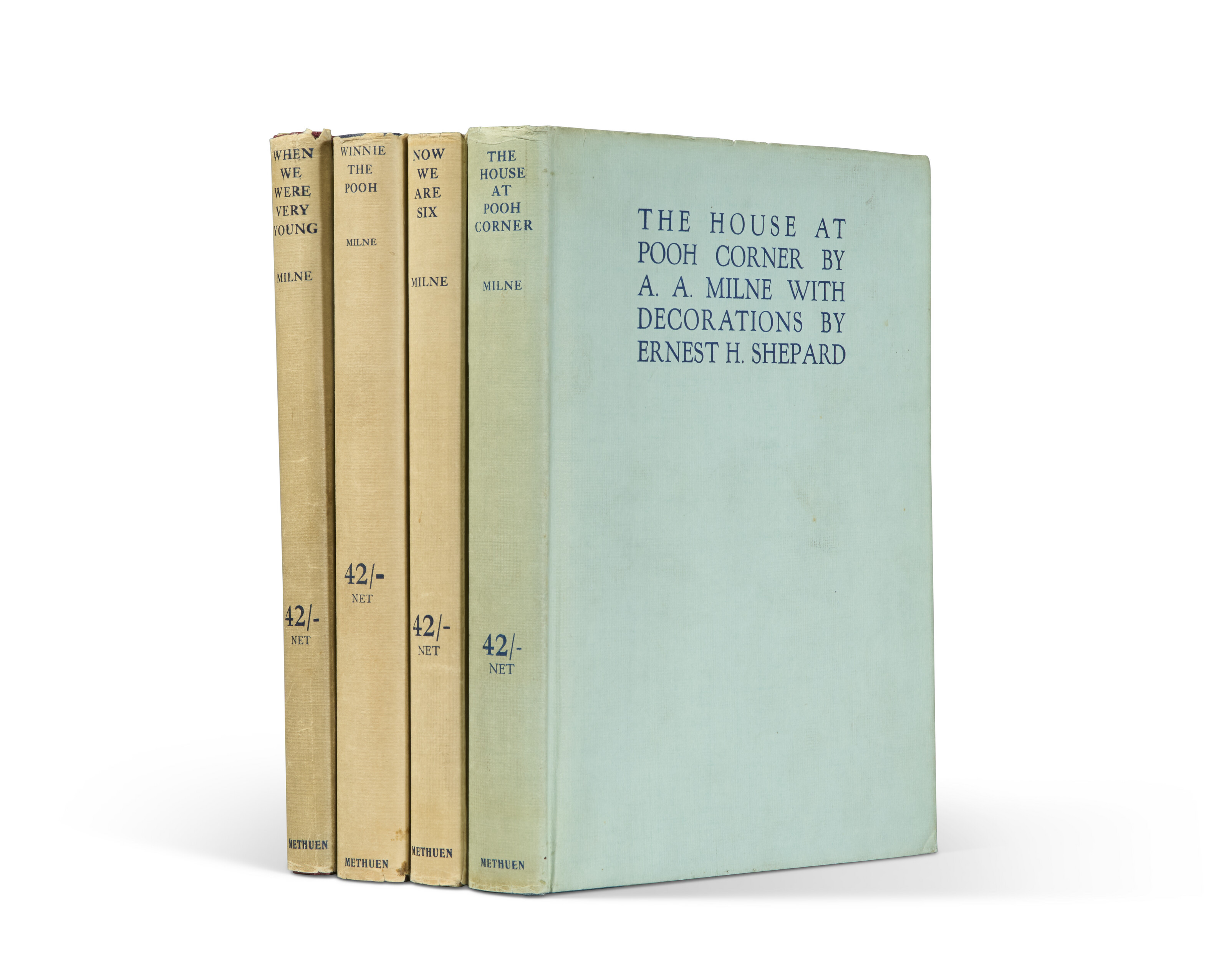 Complete Set of First Edition Pooh Books, A.A. Milne and E.H. Shepard ...