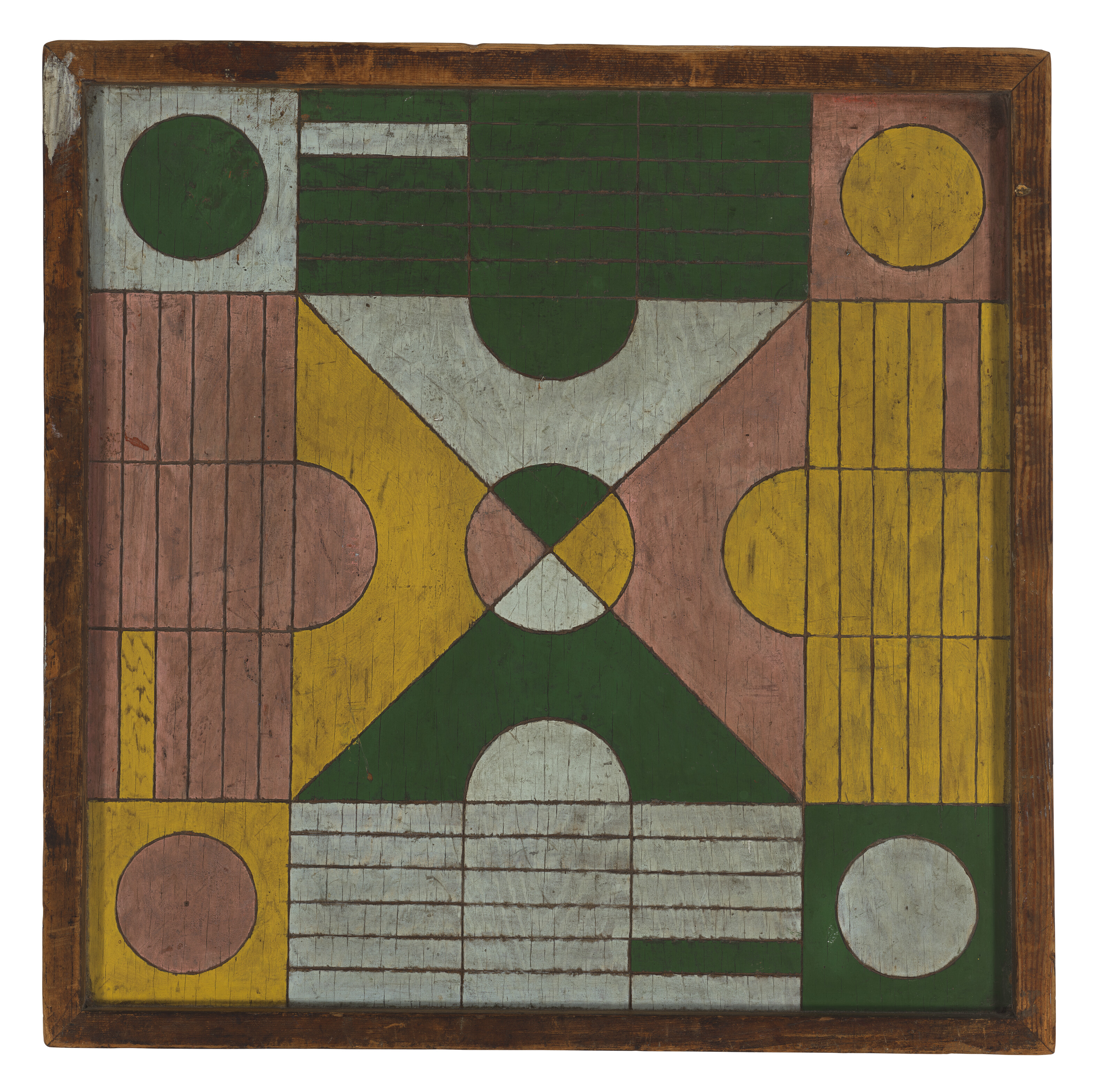A PAINT-DECORATED PARCHEESI GAME BOARD, 19TH/20TH CENTURY | Christie’s