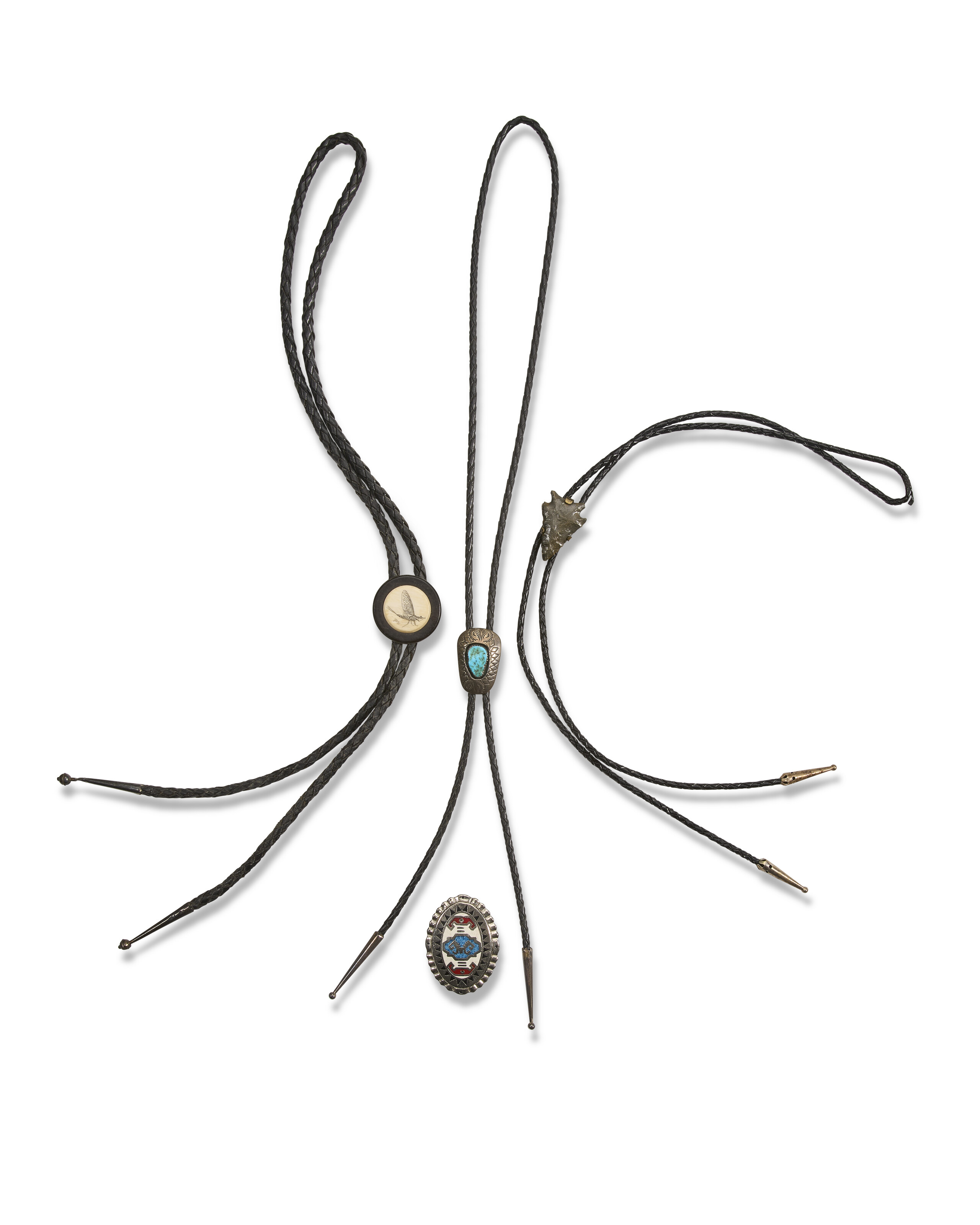 A GROUP OF THREE BOLO TIES AND FOUR CLASPS, 20TH/21ST CENTURY | Christie’s