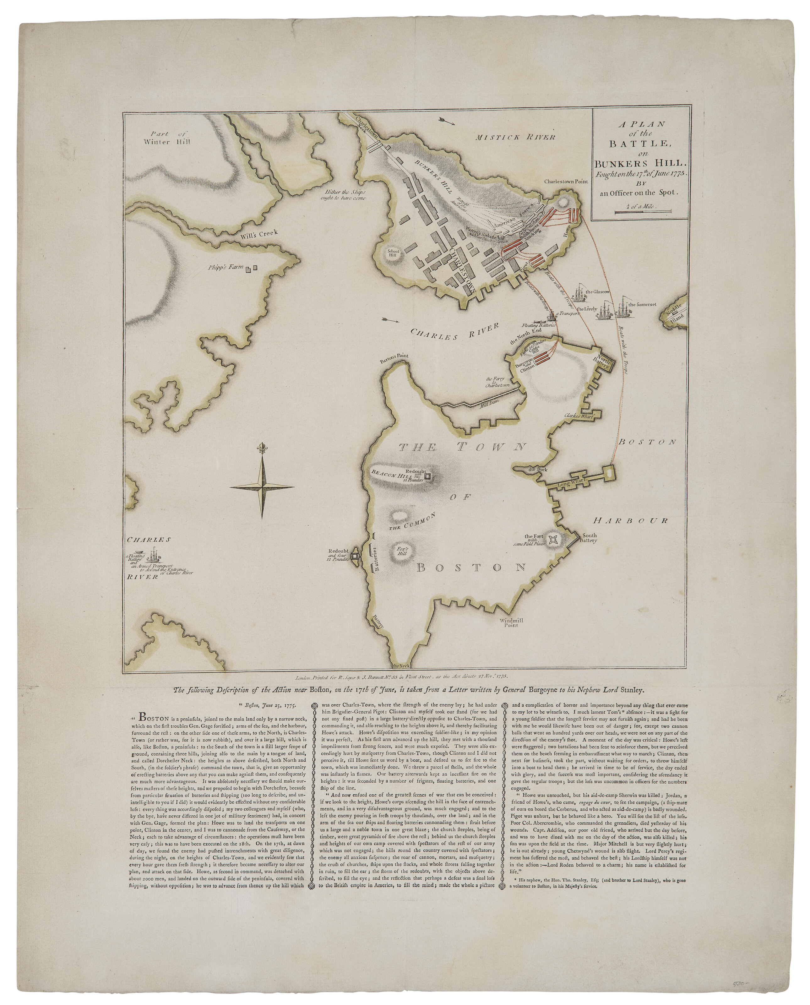 Battle Of Bunker Hill Map