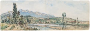 JOHAN BARTHOLD JONGKIND (LATTROP 1819-1891 SAINT-ANDRÉ), Fort Rabot in ...