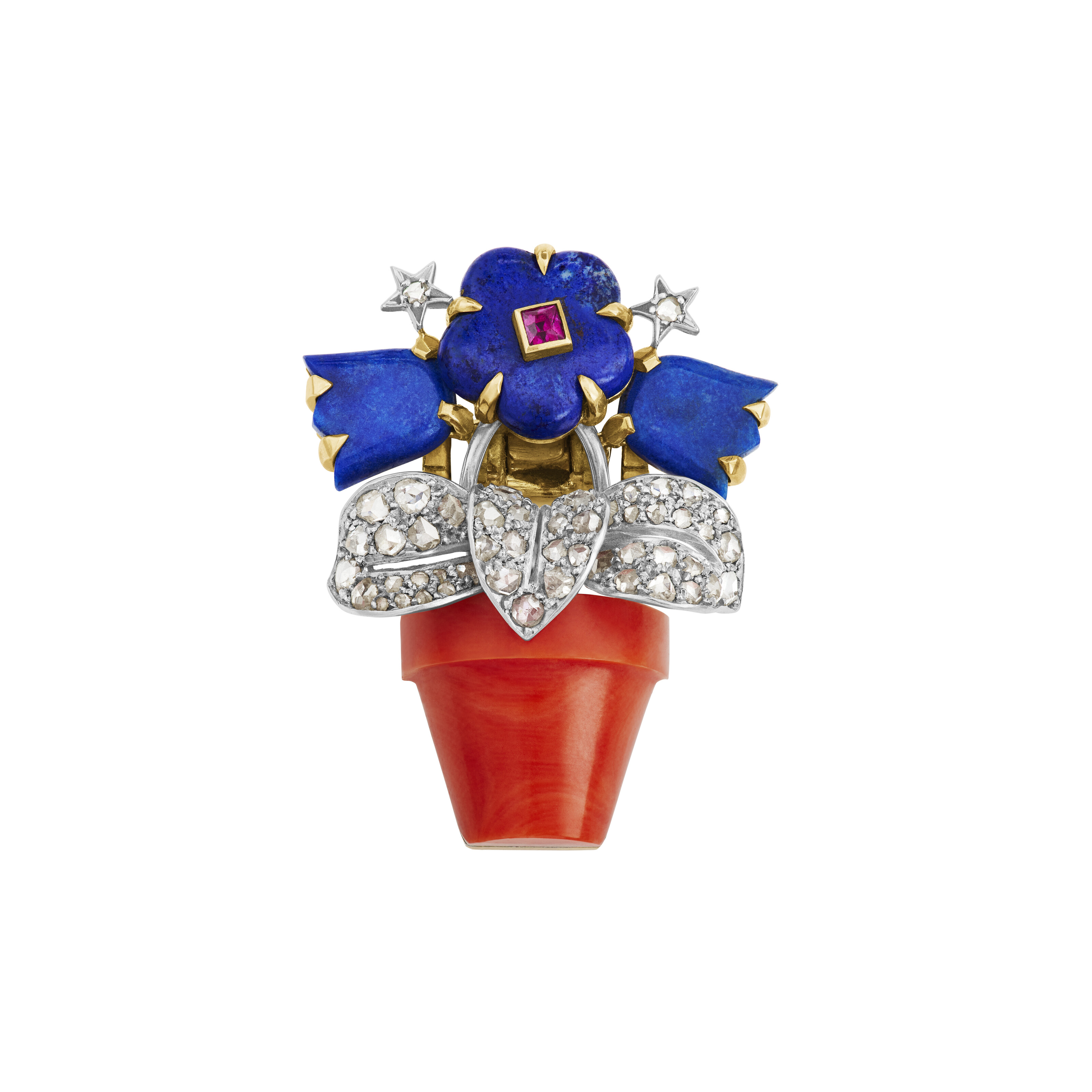 CARTIER MULTI-GEM AND DIAMOND BROOCH, | Christie’s