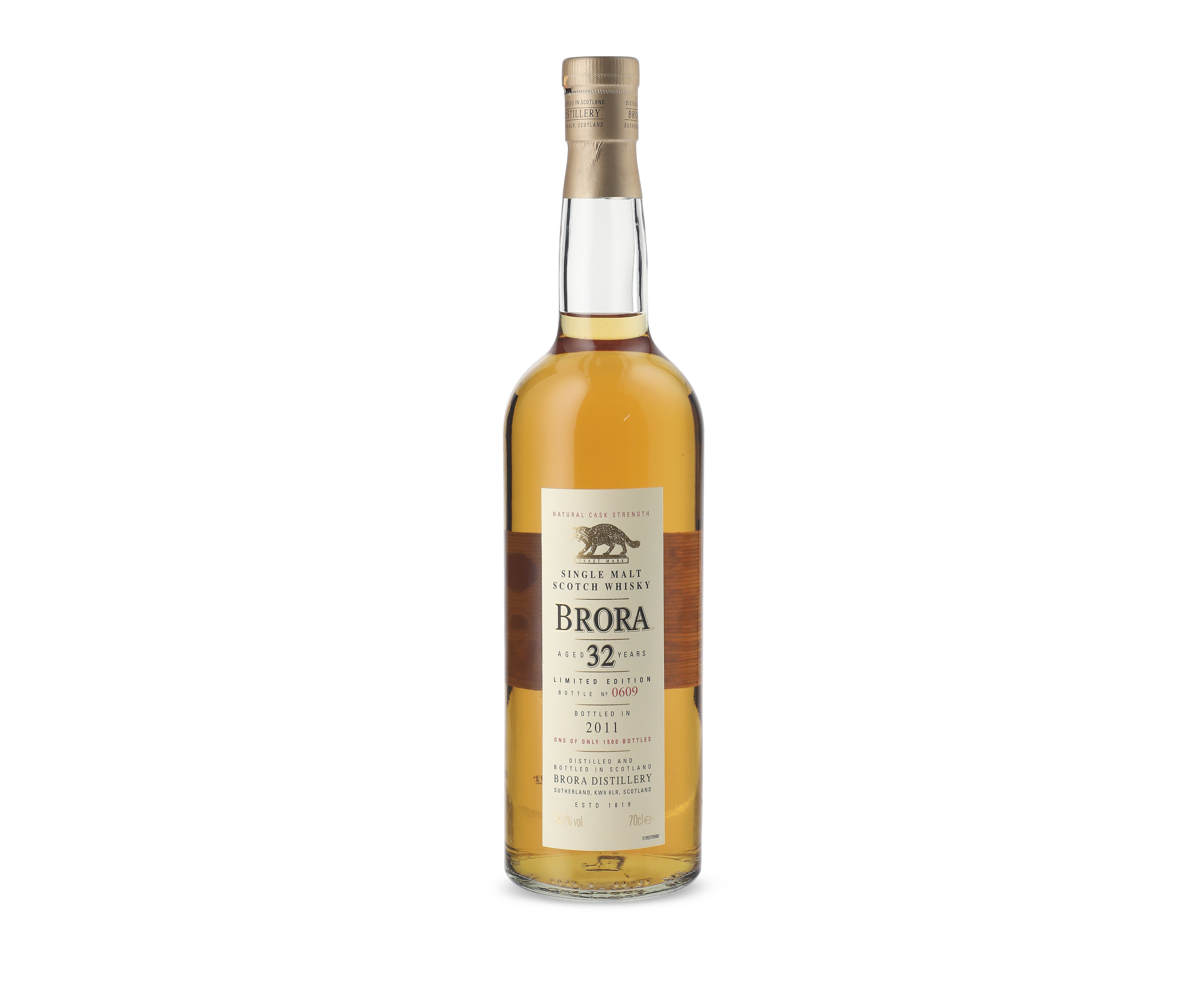 Brora Diageo Special Release 32YO, HighlandBottled in 2011, Sticker ...