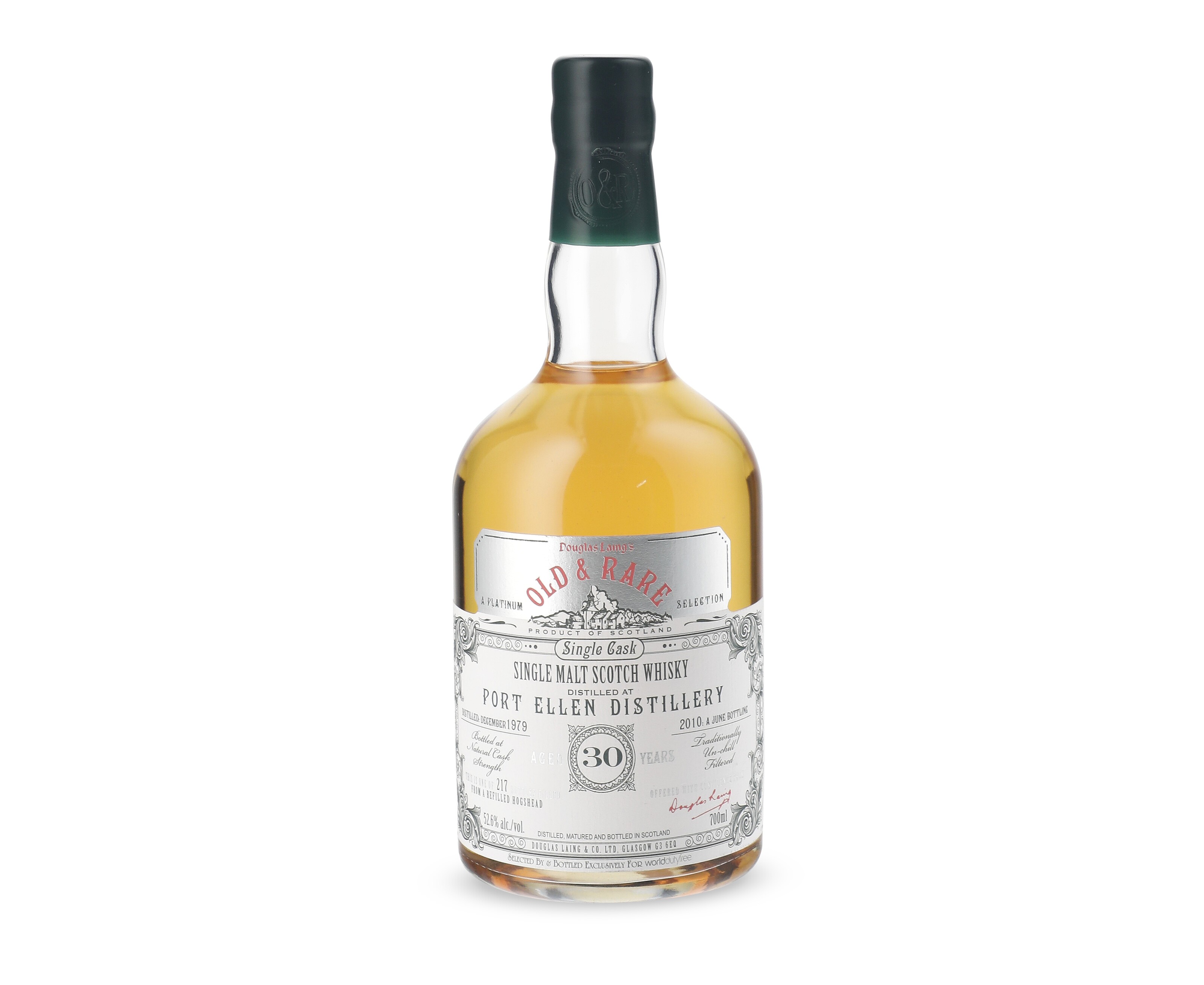 Port Ellen Laing Old and Rare 1979 30YO, IslayBottled in 2010, sticker ...