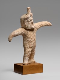 A GREEK TERRACOTTA ACTOR, LATE CLASSICAL PERIOD, CIRCA EARLY 4TH ...