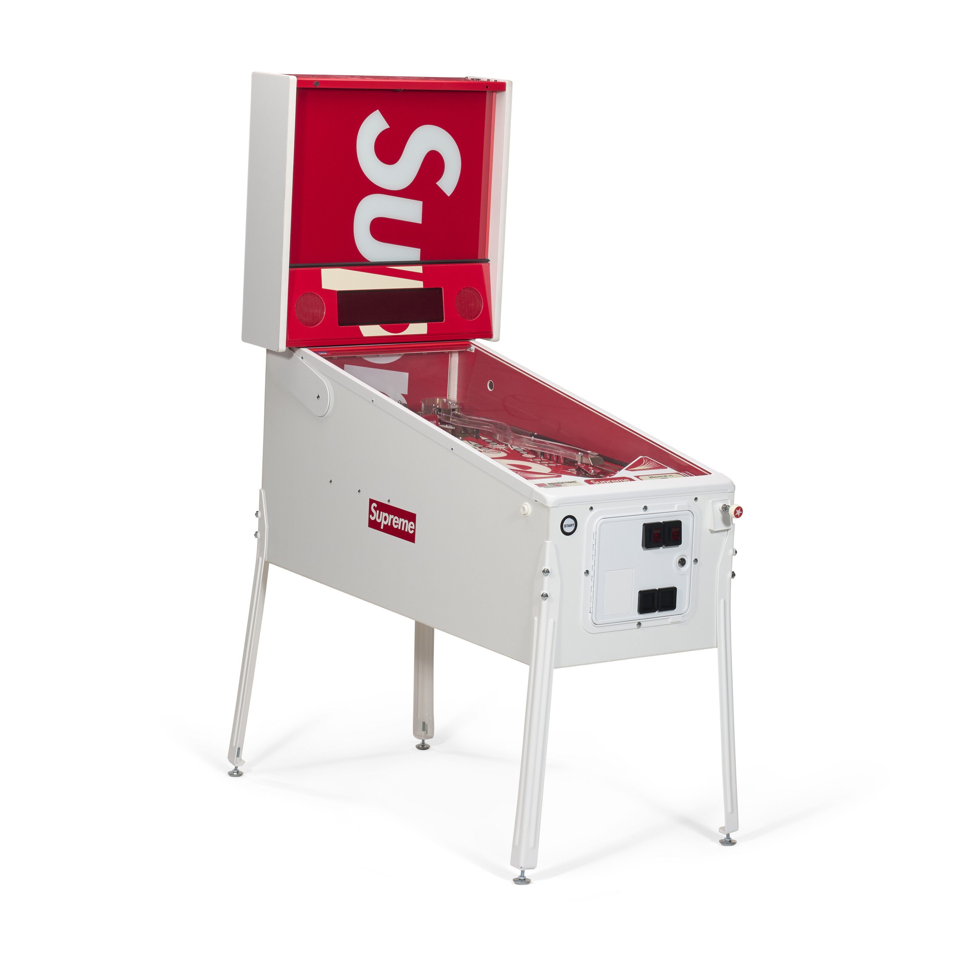 A LIMITED EDITION STERN PINBALL MACHINE BY SUPREME, SUPREME, 2018 ...