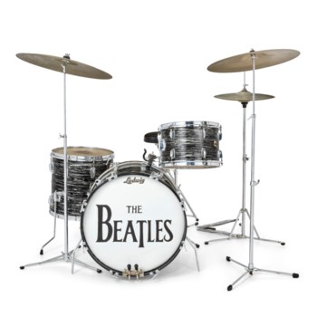 THE BEATLES: RINGO STARR'S FIRST LUDWIG DRUM KIT USED WITH THE BEATLES ...