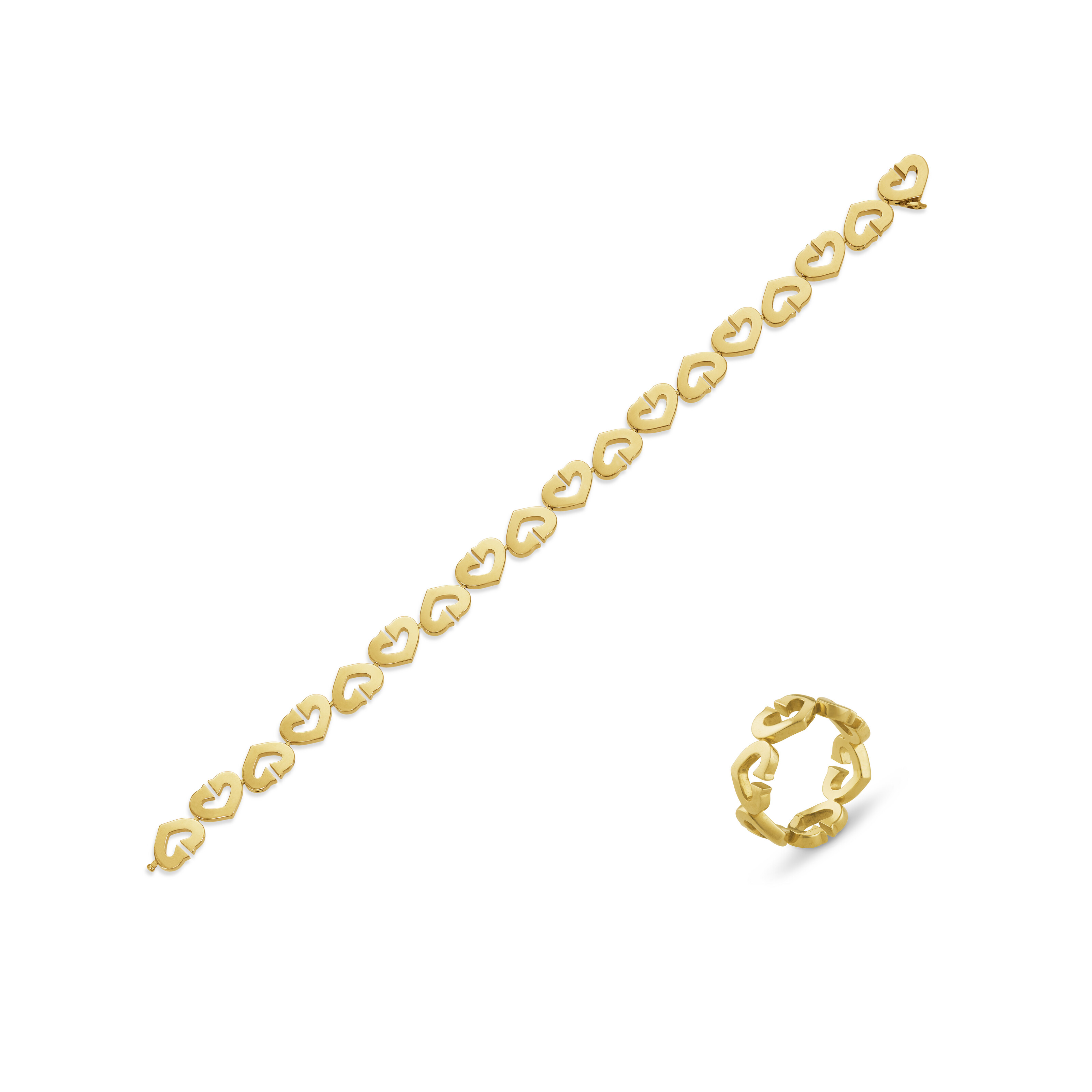 CARTIER SET OF GOLD HEART JEWELRY, | Christie’s