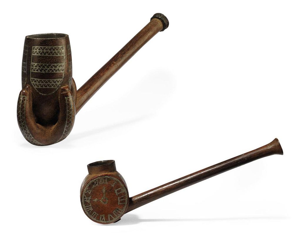 THREE LEAD-INLAID ZULU PIPES , SOUTH AFRICA | Christie's