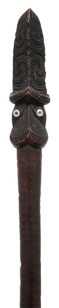 A RARE MAORI TAIAHA - auctions & price archive