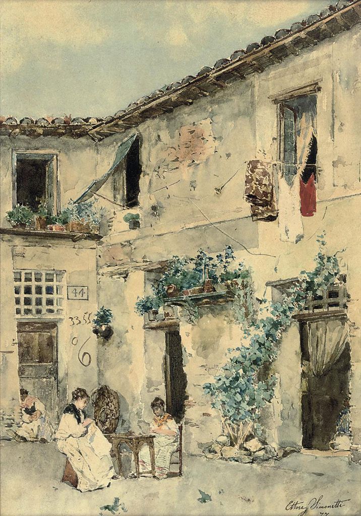 Ettore Simonetti (Italian, 1857-1909) - auctions & price archive