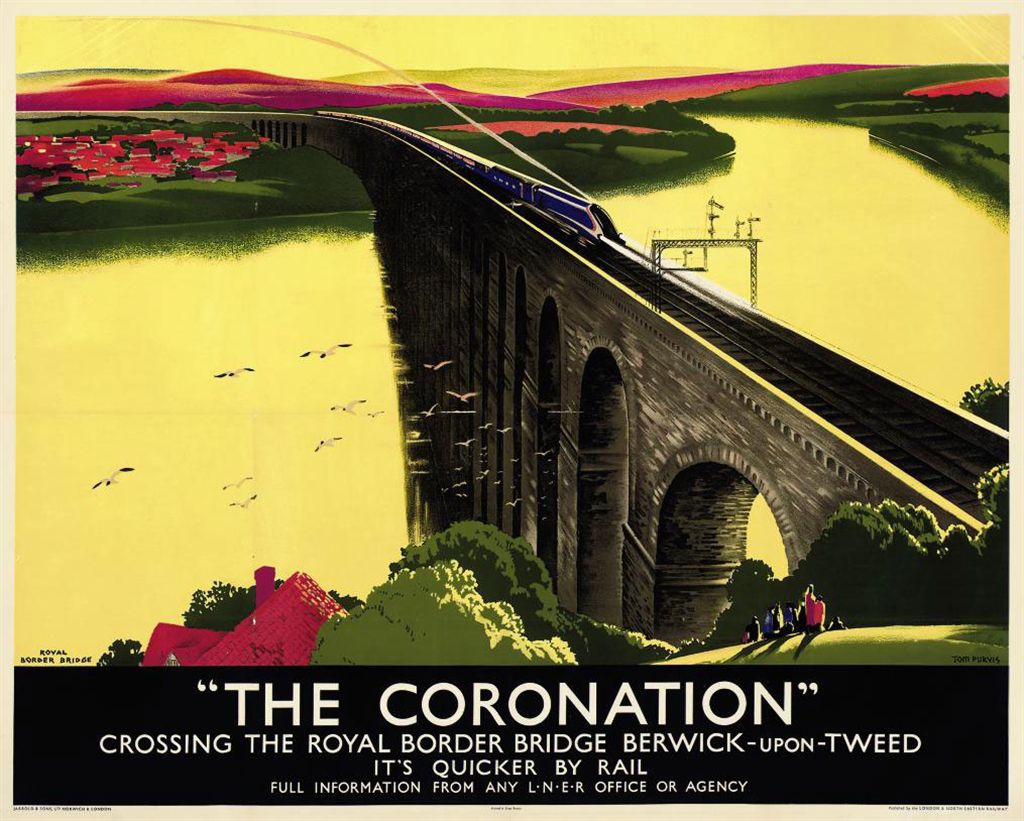 Tom Purvis (1888-1959) , THE CORONATION, ROYAL BORDER BRIDGE | Christie's