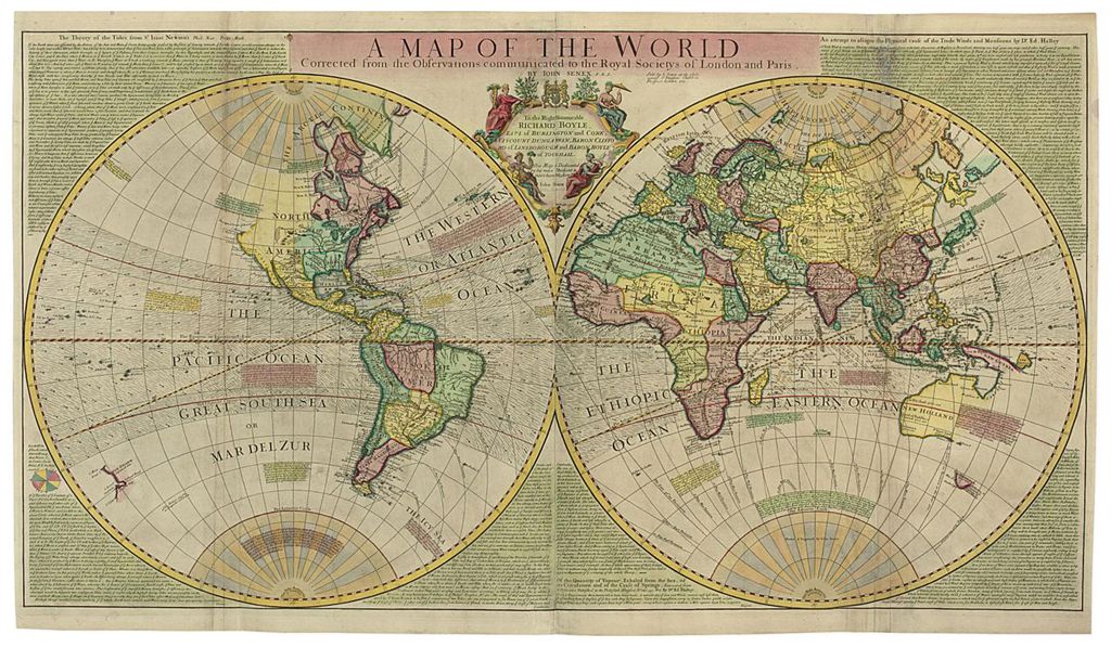 SENEX, John (bap 1678-1740) A Map of the World Corrected fr ...