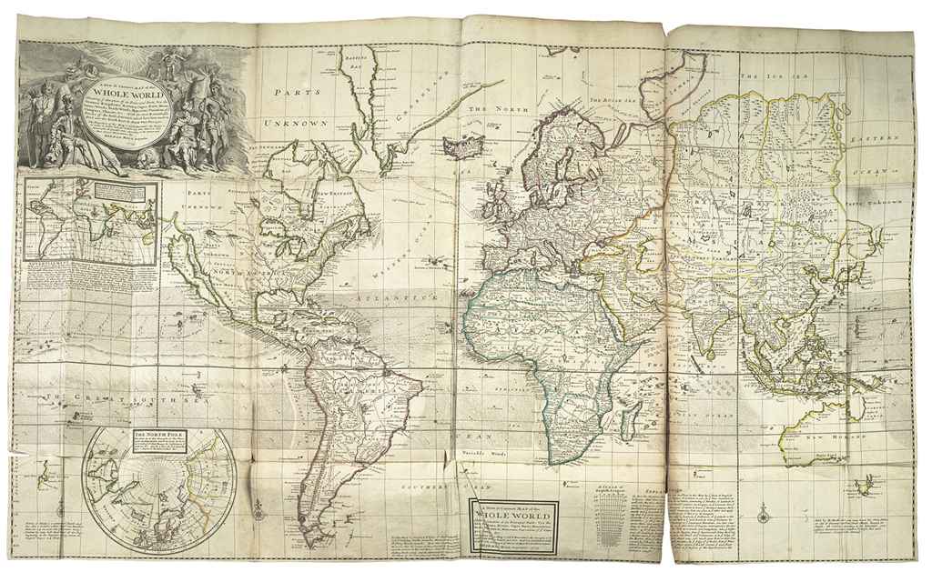 THE BEAVER MAP MOLL, HERMAN. A New and - Auktionen & Preisarchiv