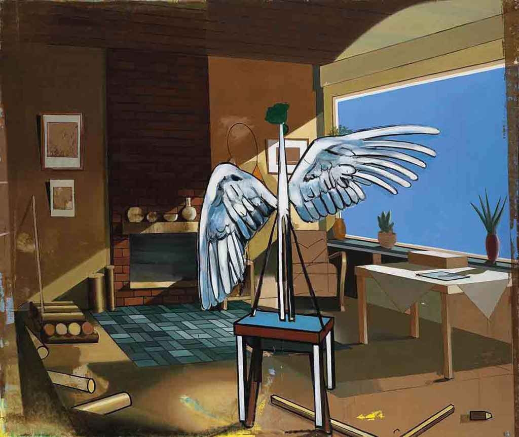 Matthias Weischer (b. 1973) , Familie O. Nachmittag (Family O ...