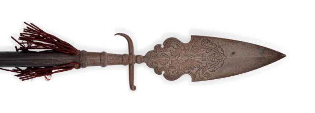 AN OFFICER'S SPONTOON - auctions & price archive