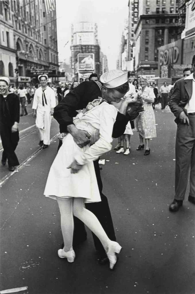 ALFRED EISENSTAEDT (1898-1995) , V-J Day, Times Square, 1945 | Christie's