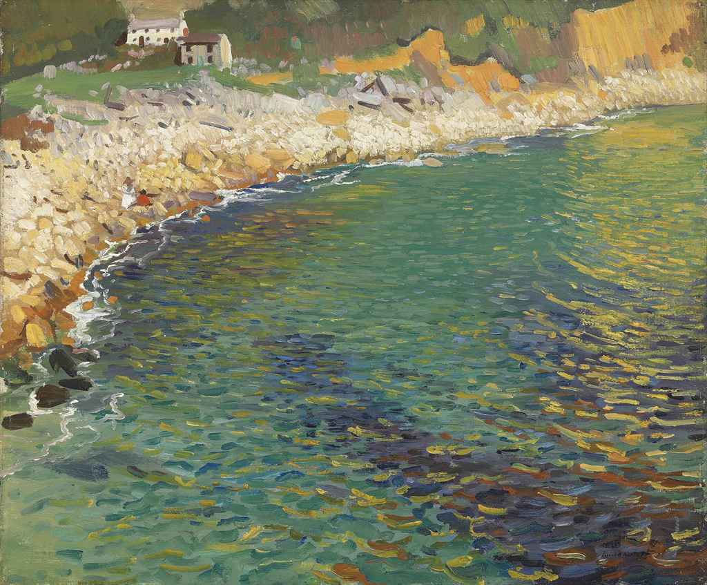 Dame Laura Knight, R.A., R.W.S. (1877-1970) , Lamorna Cove | Christie's