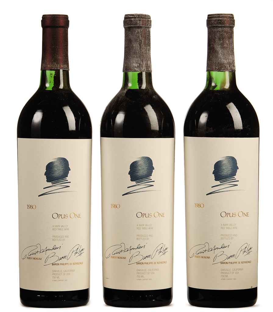 Opus One--Vintage 1980 , 3 bottles per lot | Christie's