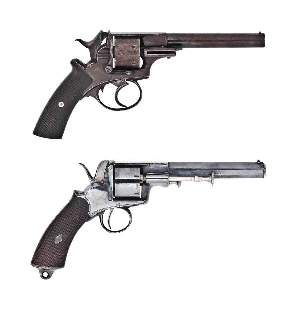 TWO 442 (RIMFIRE) SIX-SHOT REVOLVERS - auctions & price archive