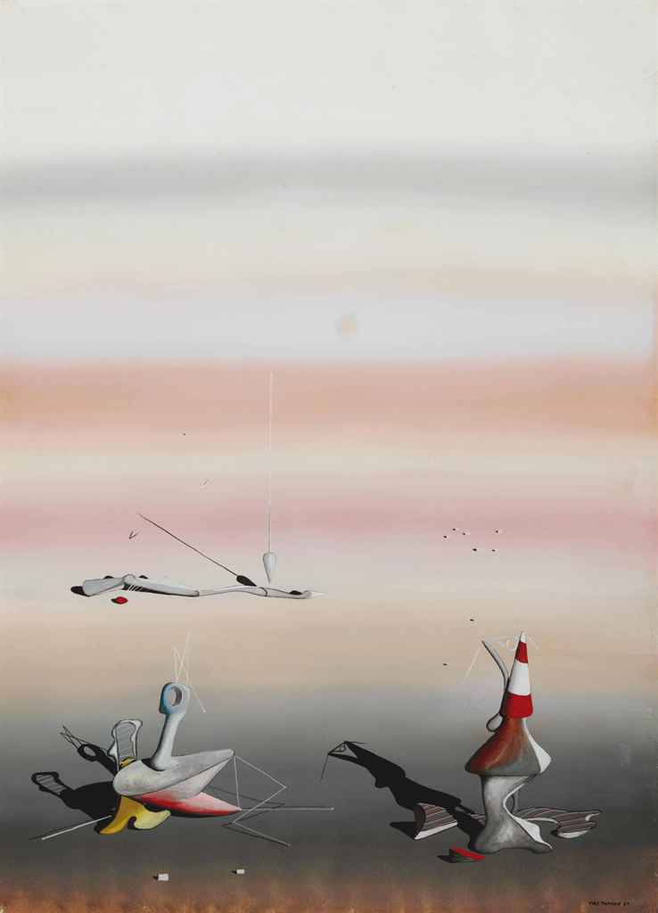 Yves TANGUY (1900-1955) "Titre inconnu" - auctions & price archive