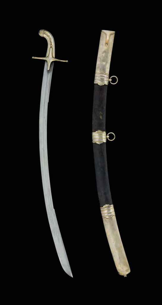 An Ottoman sword (kilij) bearing the name of Sharif Osman Pasha ...