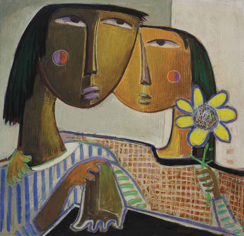 Angel Botello (Spanish/Puerto Rican 1913-1986) , Lovers | Christie's