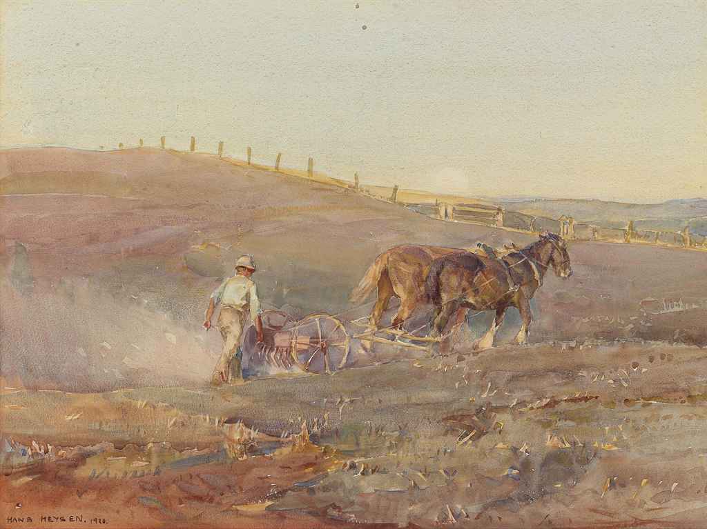 Hans Heysen: upcoming auctions, appraisal insights and free art price ...