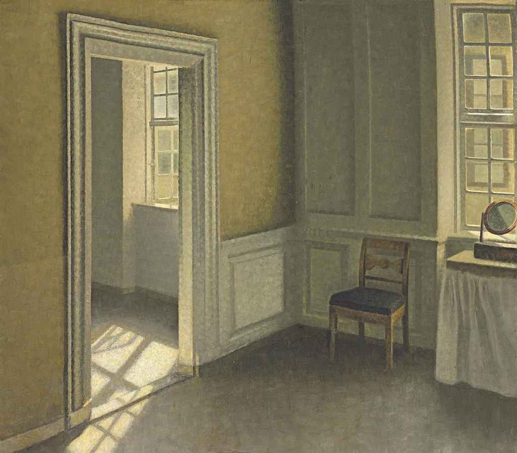 Vilhelm Hammershøi (Danish, 1864-1916) , Bedroom, Strandgade 30 ...