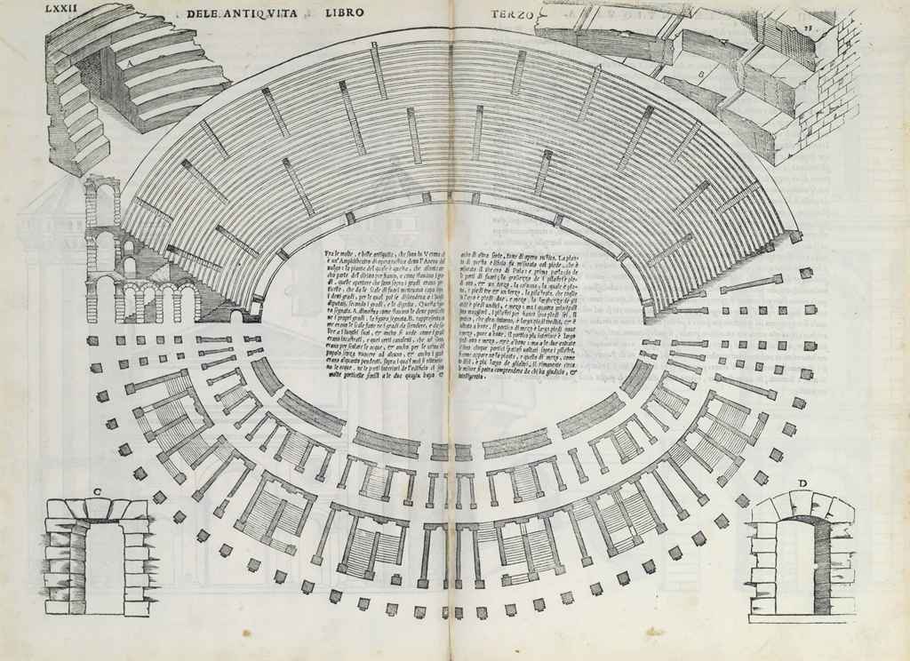 SERLIO, Sebastiano (1475-1554) Il terzo libro nel qual si fi ...
