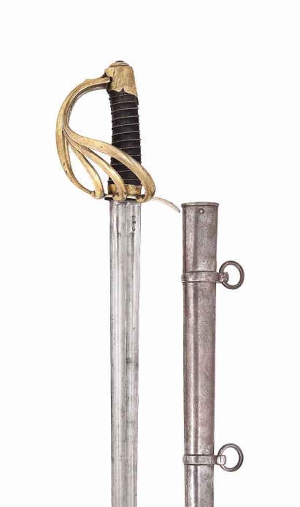 A RARE FRENCH FIRST EMPIRE AN.XIII HEAVY CAVALRY TROOPER'S SWORD ...