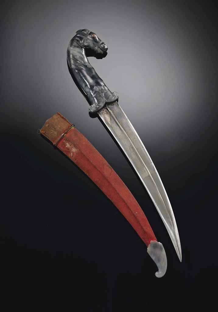 RARE POIGNARD en métal katar INDE, Art - Auktionen & Preisarchiv